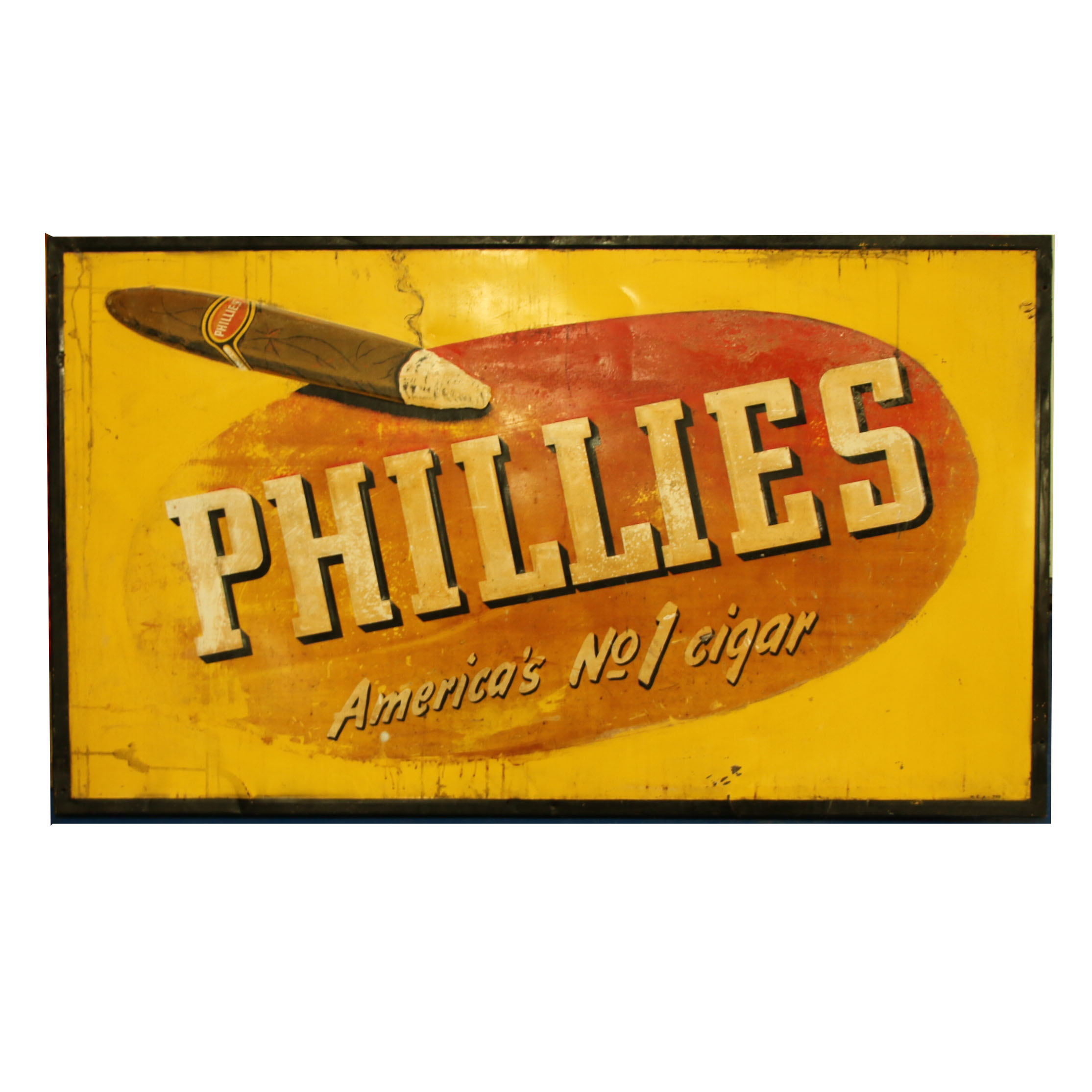 Vintage Phillies Cigars Metal Sign | Everything But The House