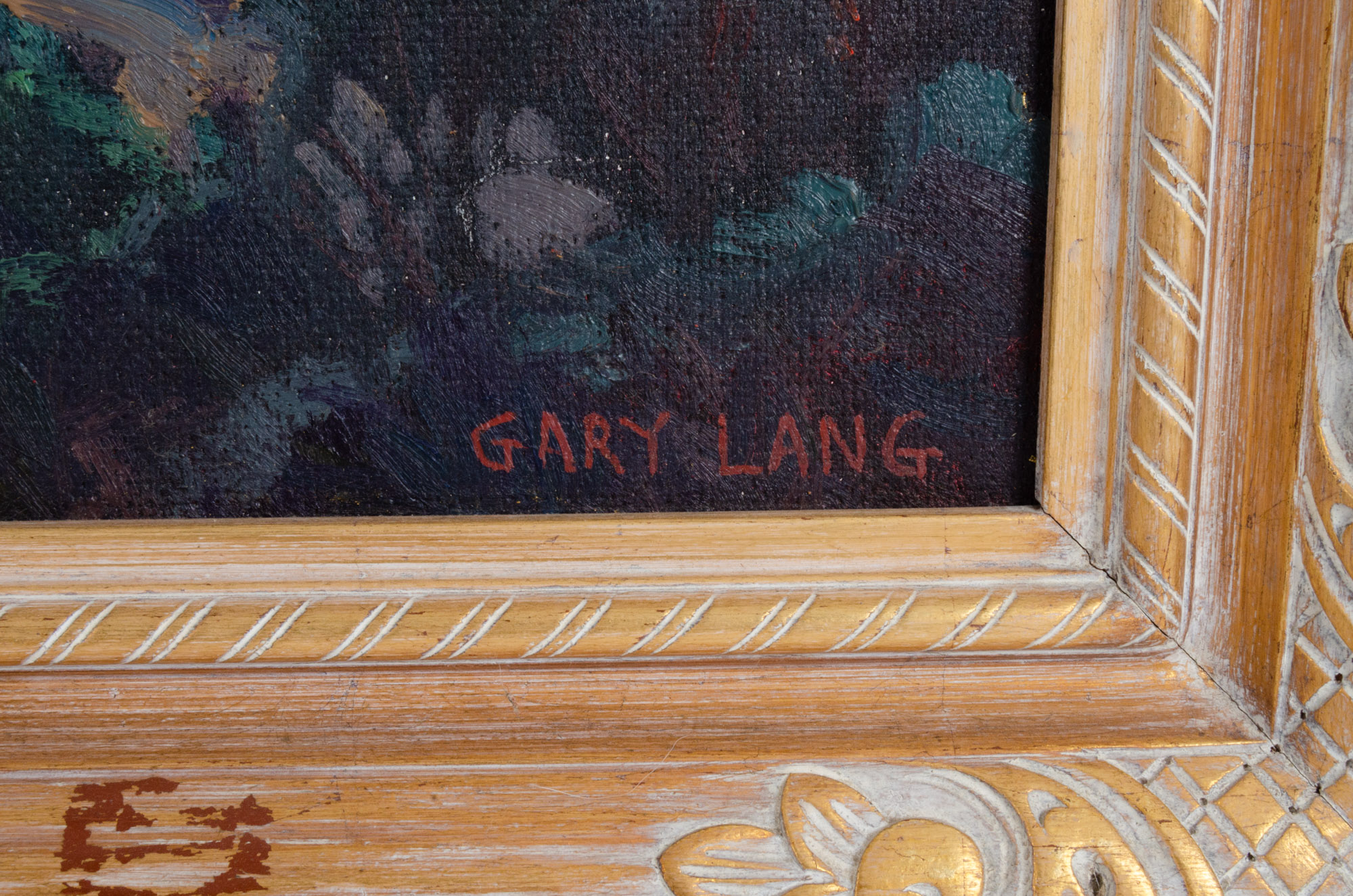 Gary Lang Oil Painting of Evening Landscape | EBTH