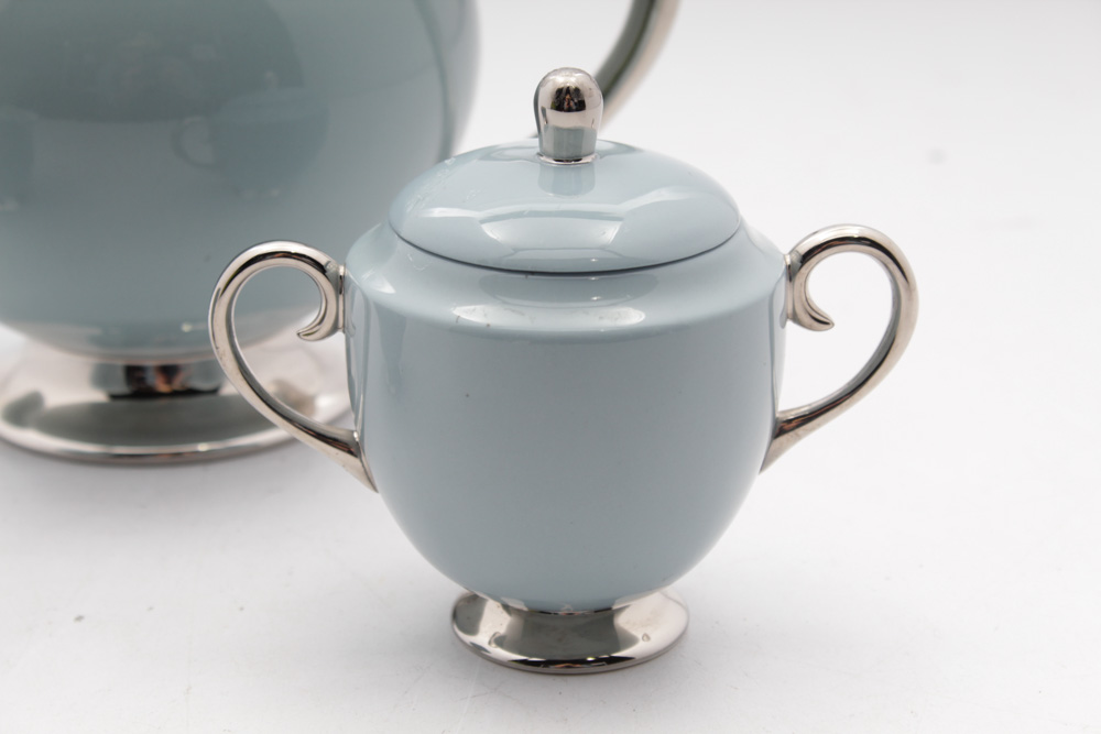 Flintridge Robin's Egg Blue Porcelain Tea Set | EBTH