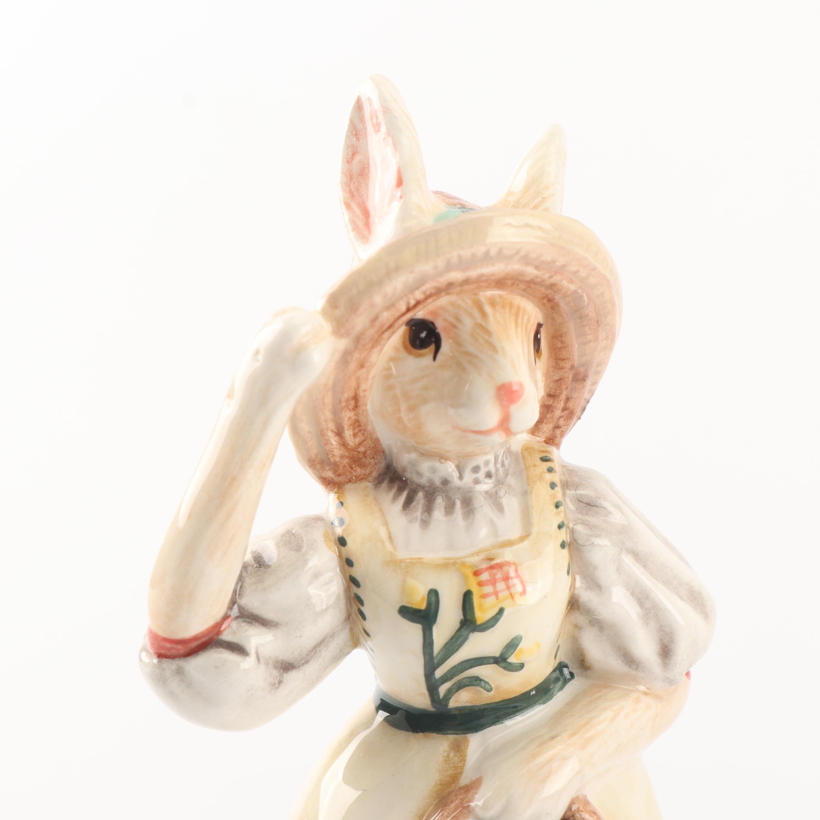 Fitz and Floyd "Dapper Rabbits" Figural Salt & Pepper Set | EBTH
