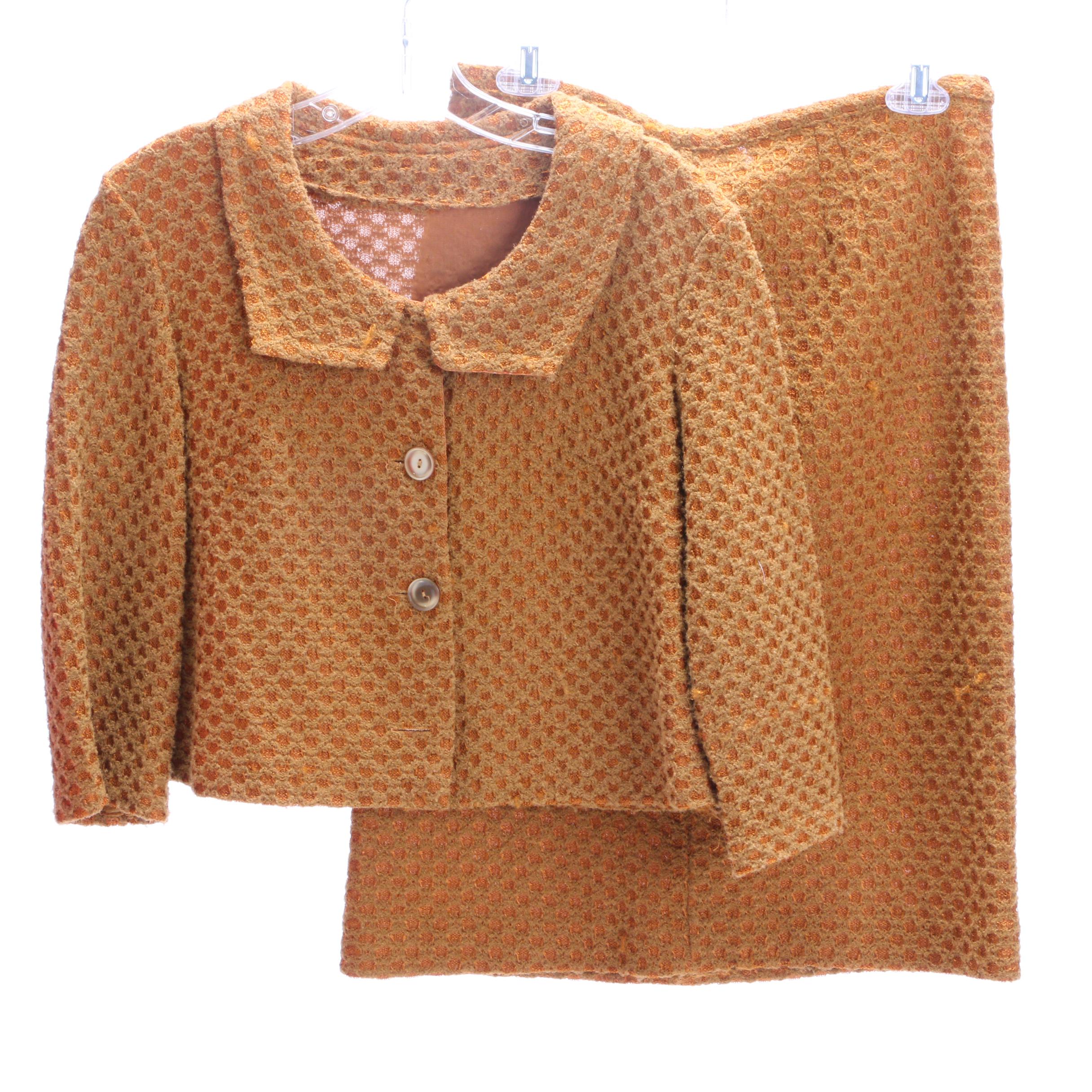 Circa 1960s Vintage Jeanette Beck Jacket and Skirt Suit | EBTH