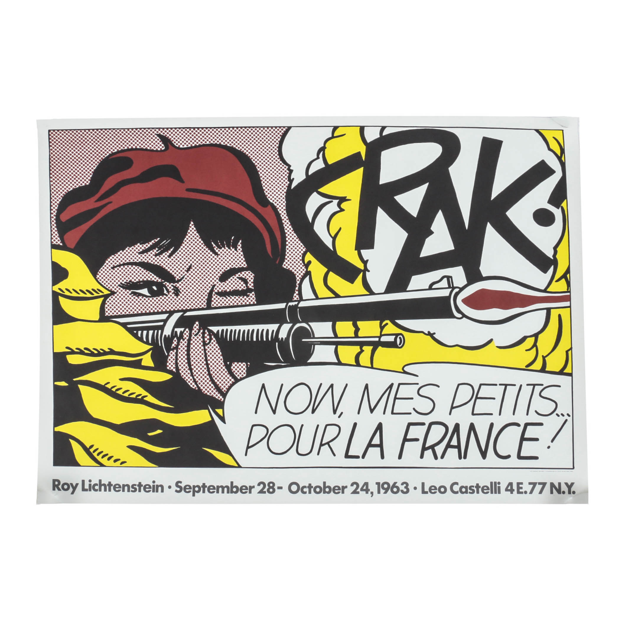 1963 Leo Castelli Gallery Offset Lithograph Exhibition Poster | EBTH