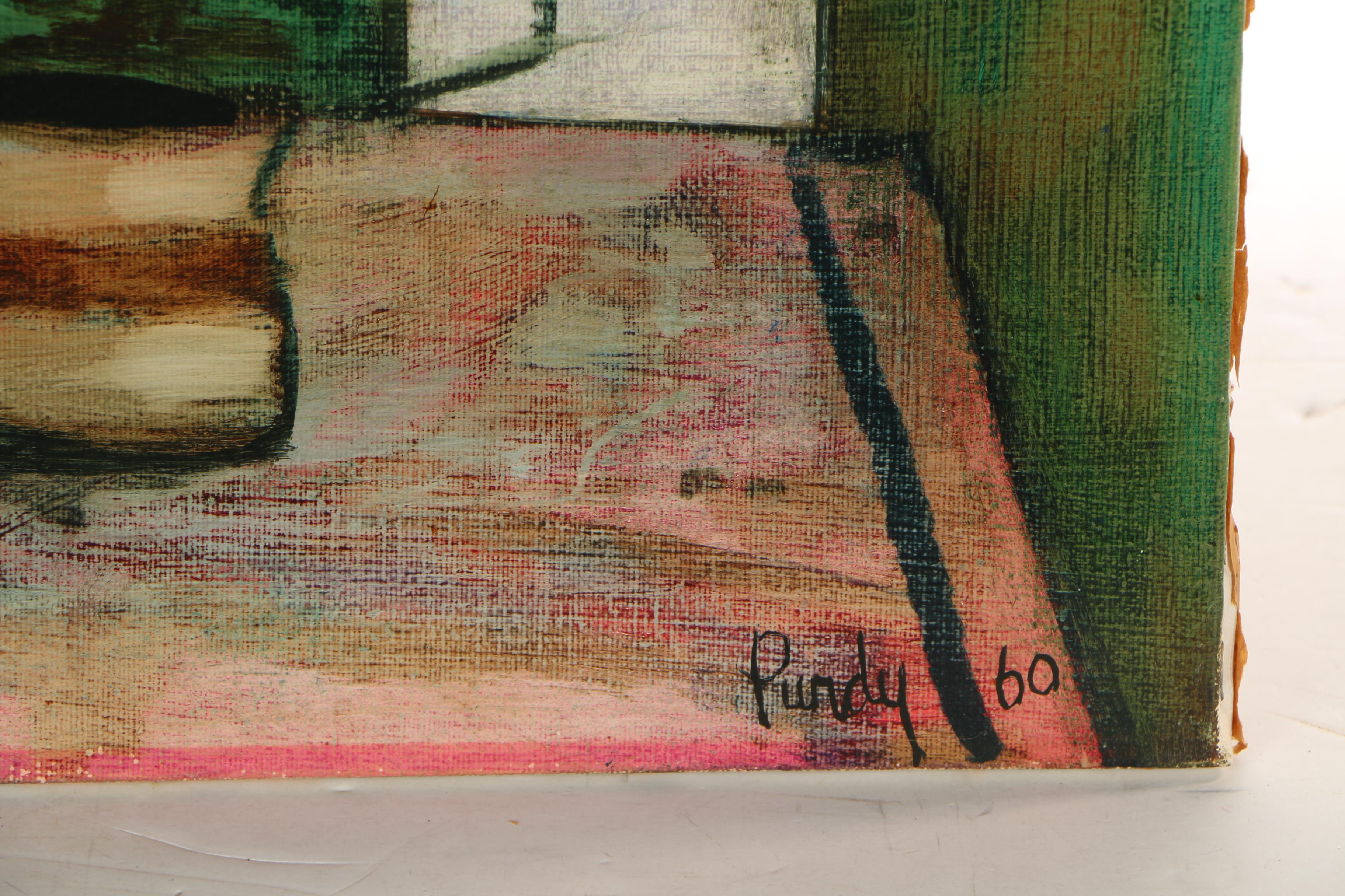 Donald Roy Purdy 1960 Still Life Oil Painting | EBTH