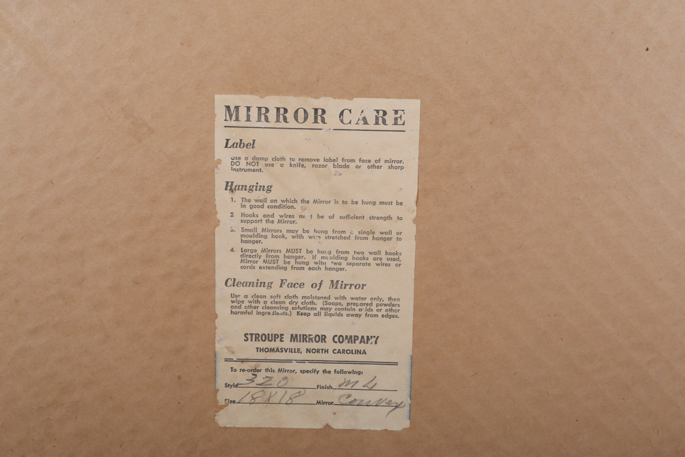 Federal Style Convex Mirror by Stroupe, 20th Century | EBTH