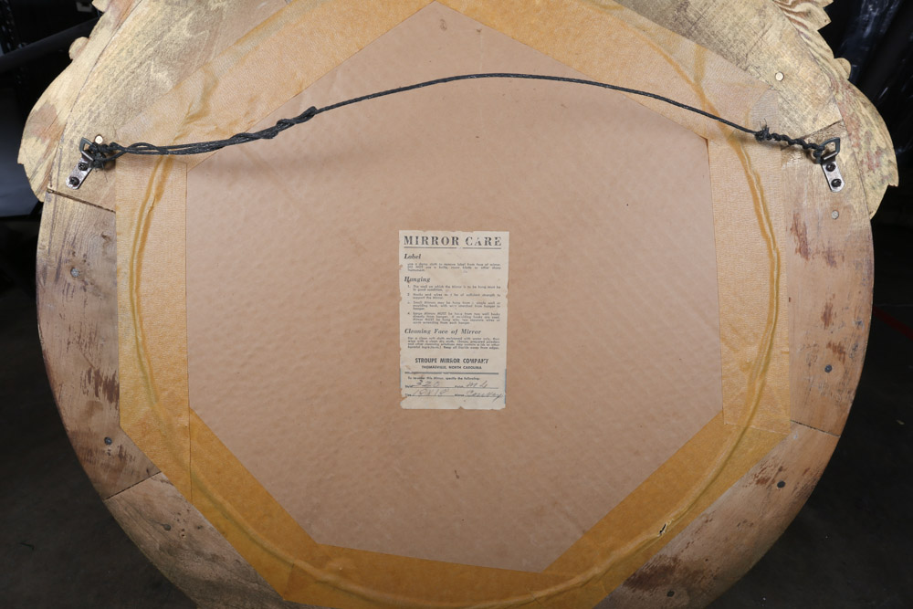 Federal Style Convex Mirror by Stroupe, 20th Century | EBTH