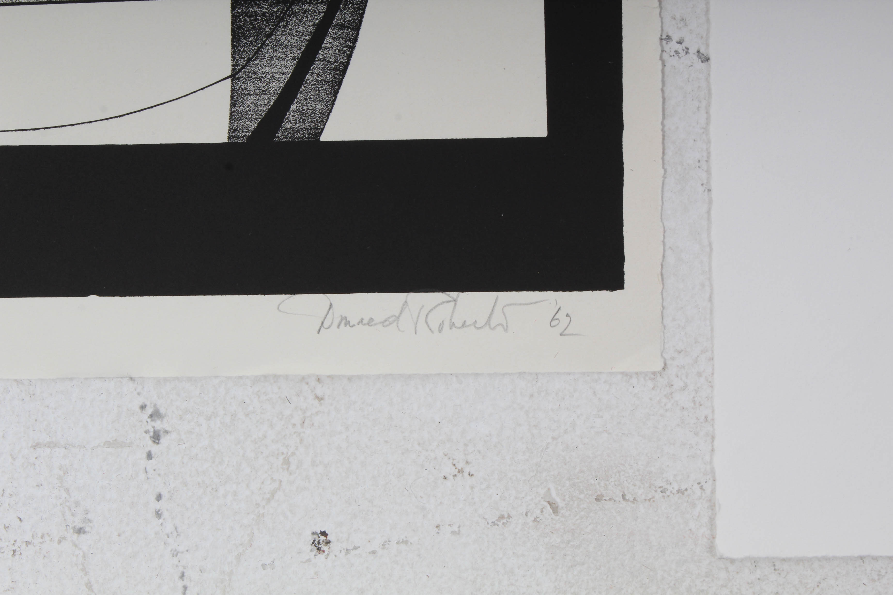 Donald Roberts 1960s Black and White Lithographic Artworks | EBTH