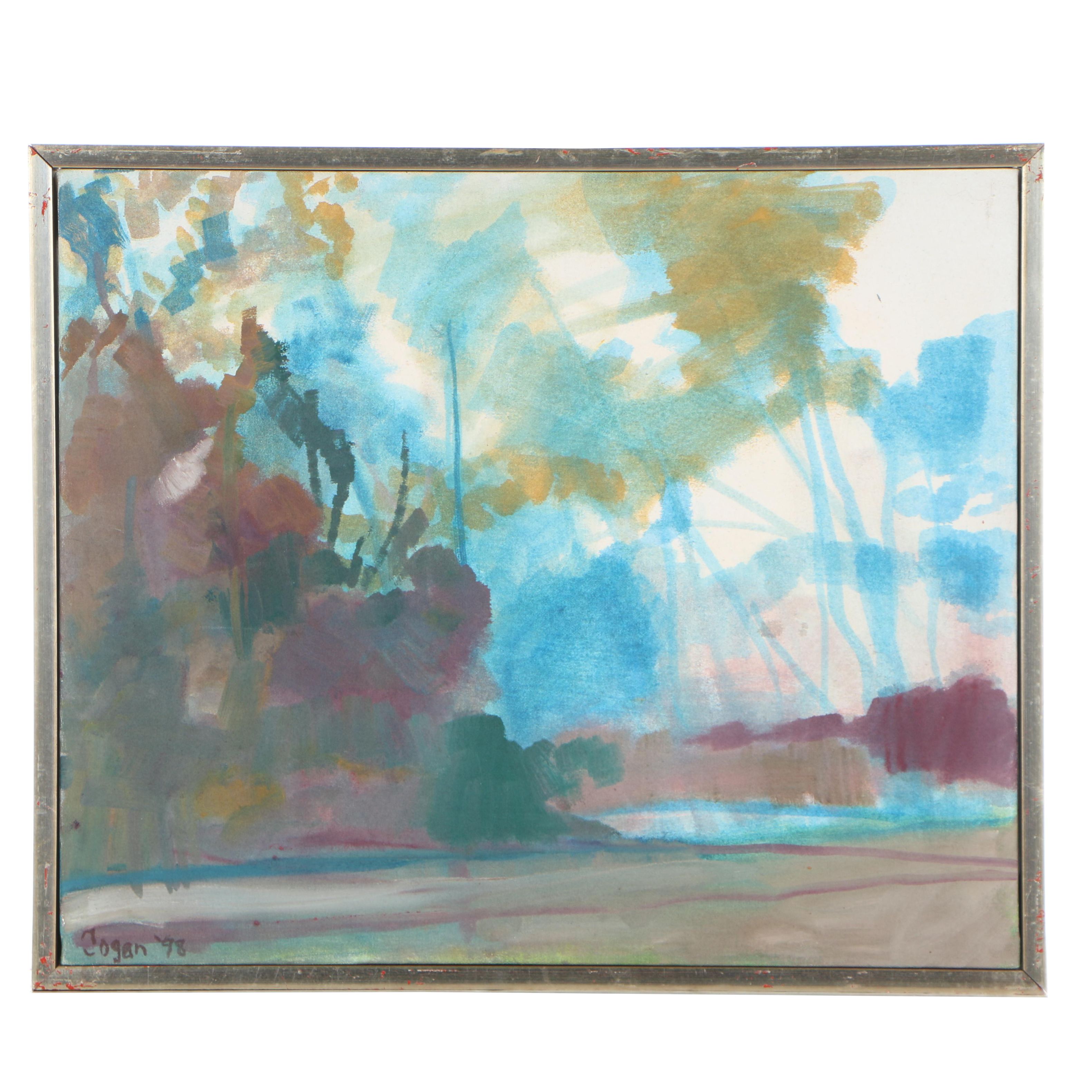 Katherine Stiles Cogan 1998 Oil Painting | Everything But The House