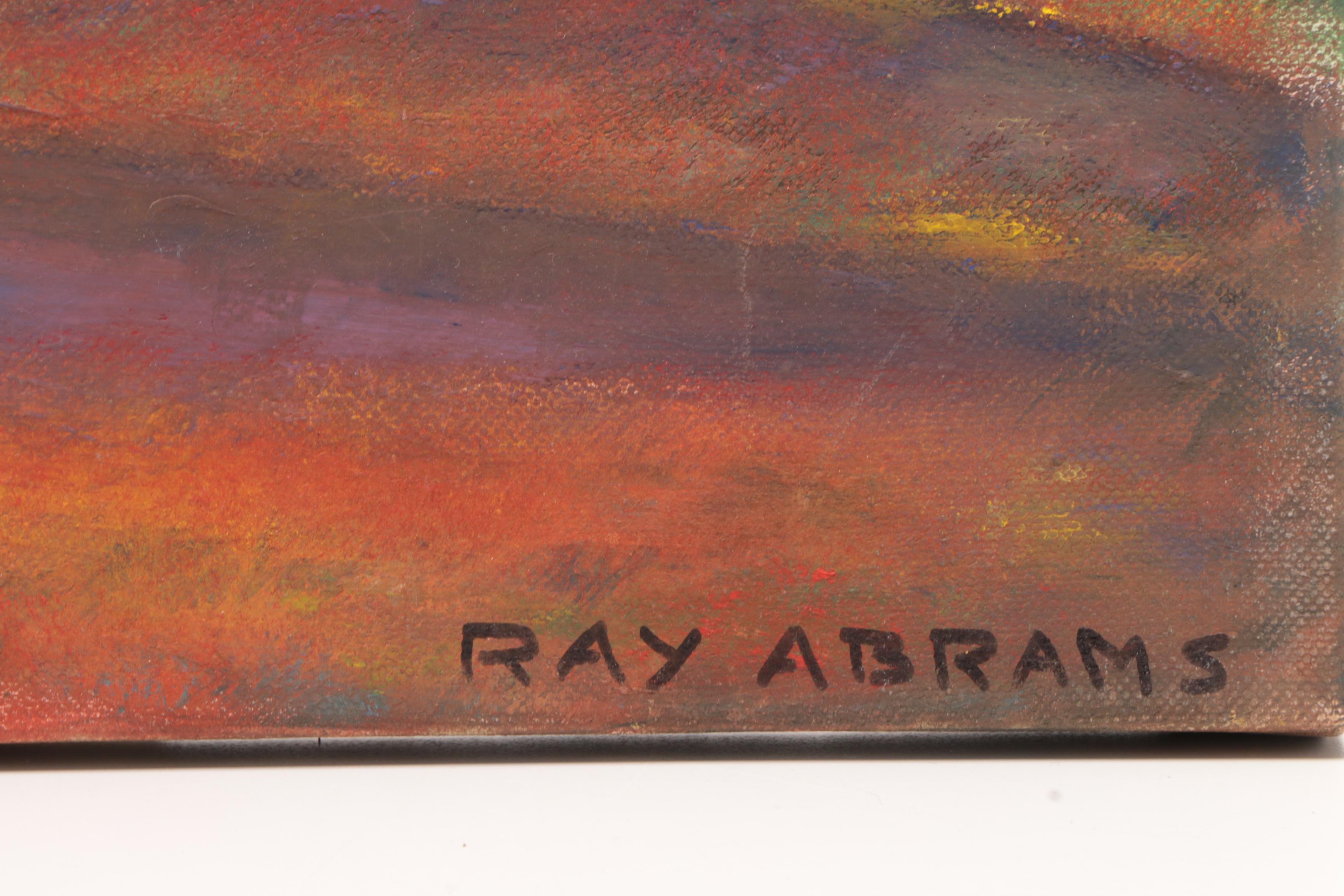 Ray Abrams Oil Painting of Ocean Sunset | EBTH