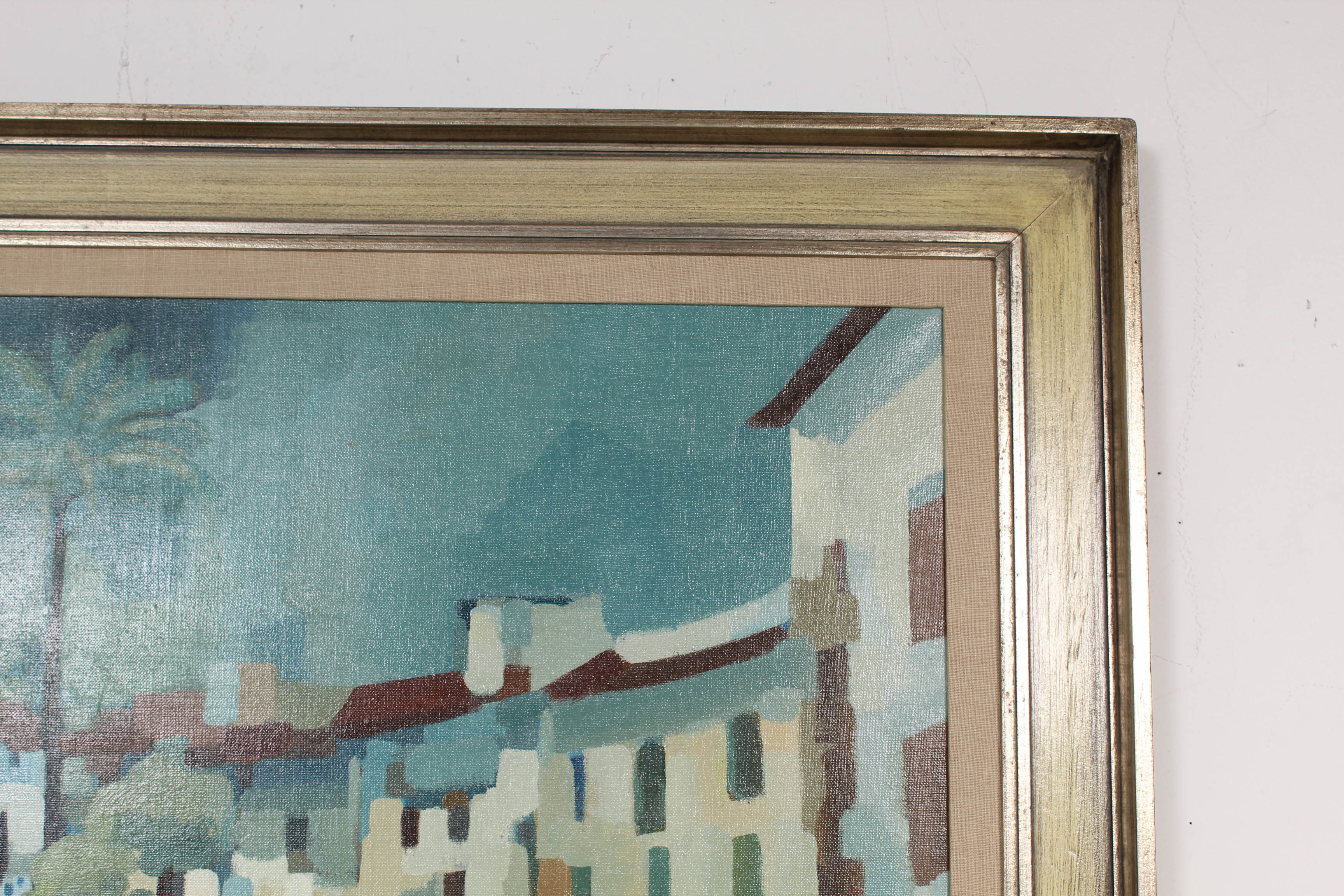 Robles Oil Painting "Street Scene | EBTH