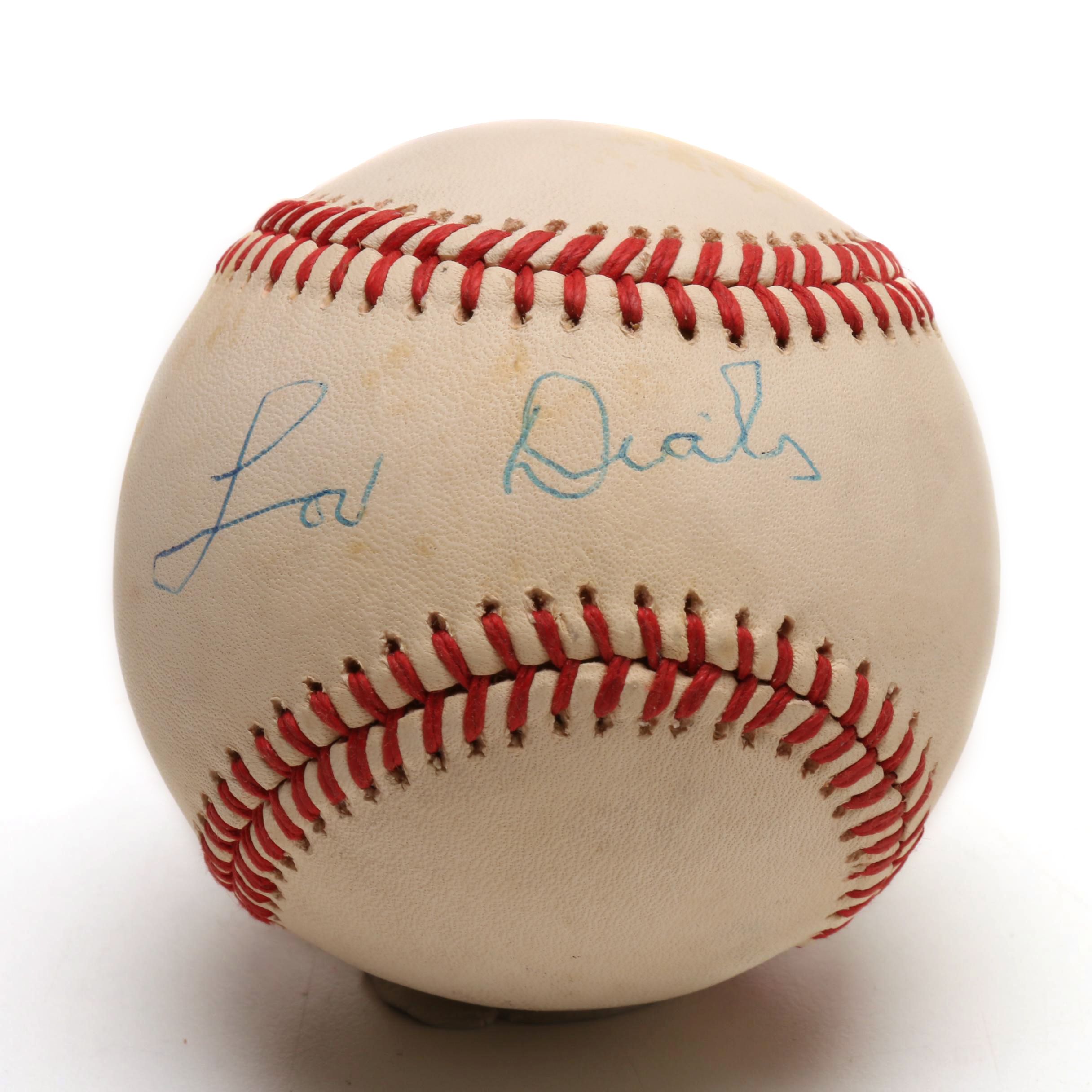Lou Dials Signed Baseball | EBTH