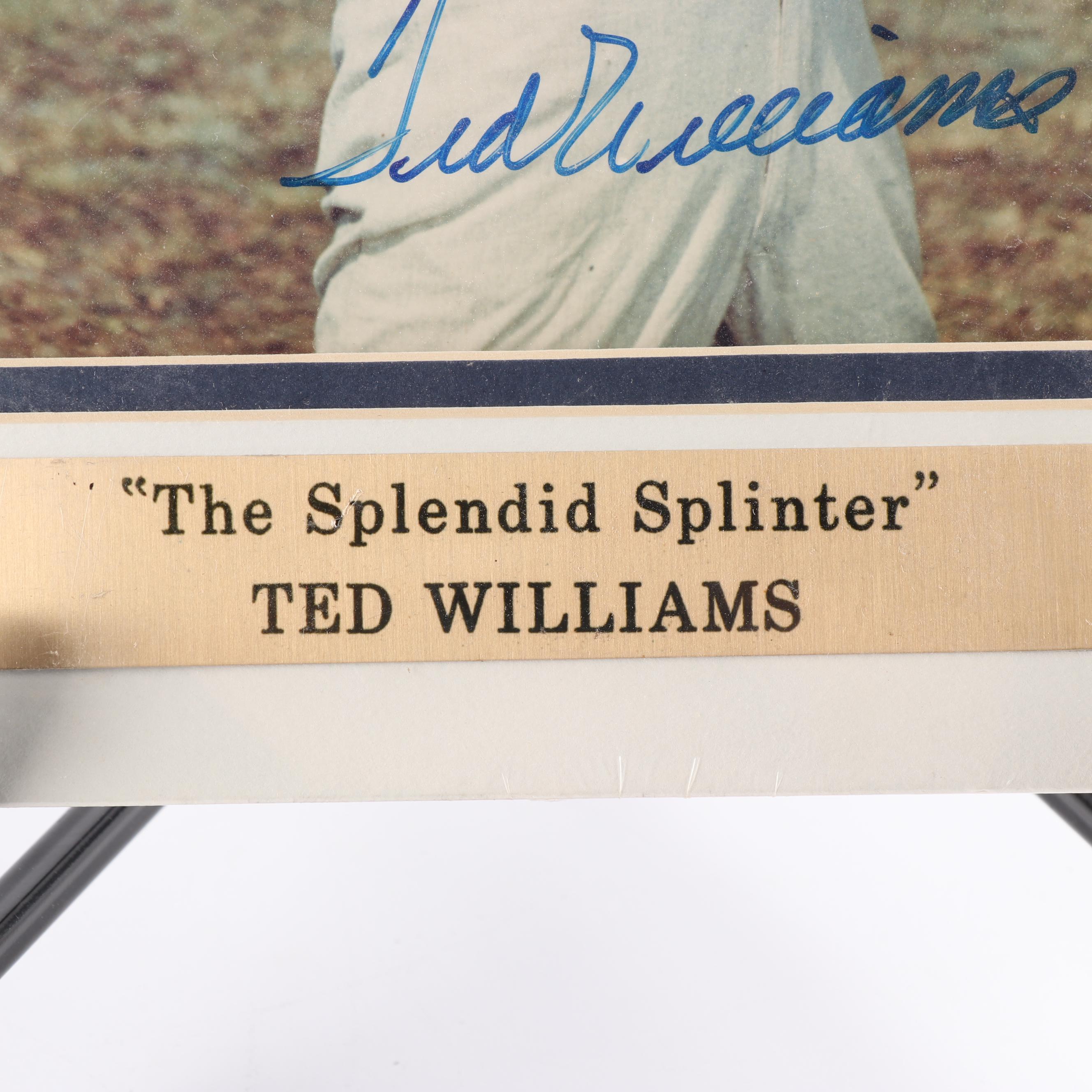 Ted Williams Autographed Color Photograph | EBTH