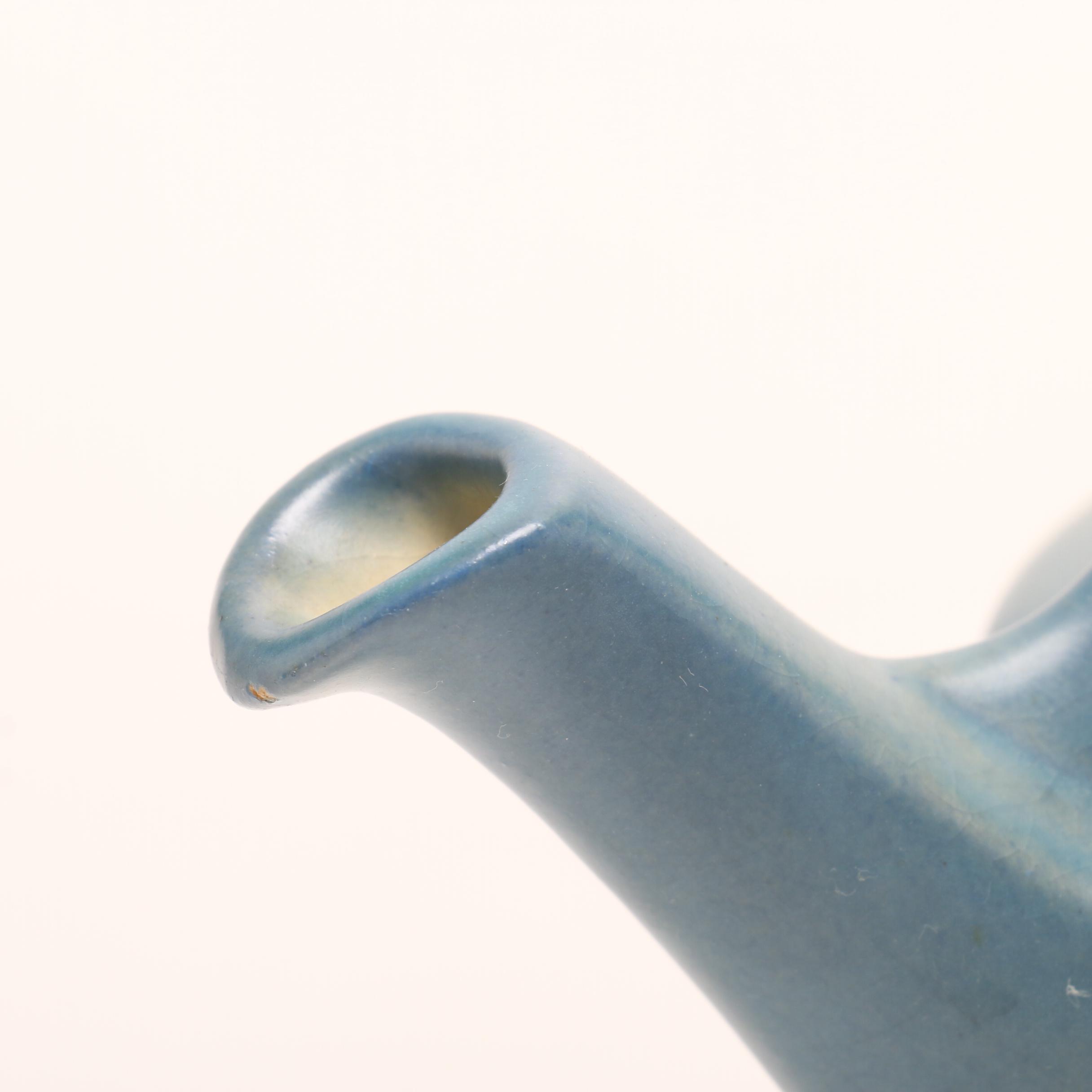 Roseville Pottery "Snowberry" Tea Set in Blue Glaze | EBTH