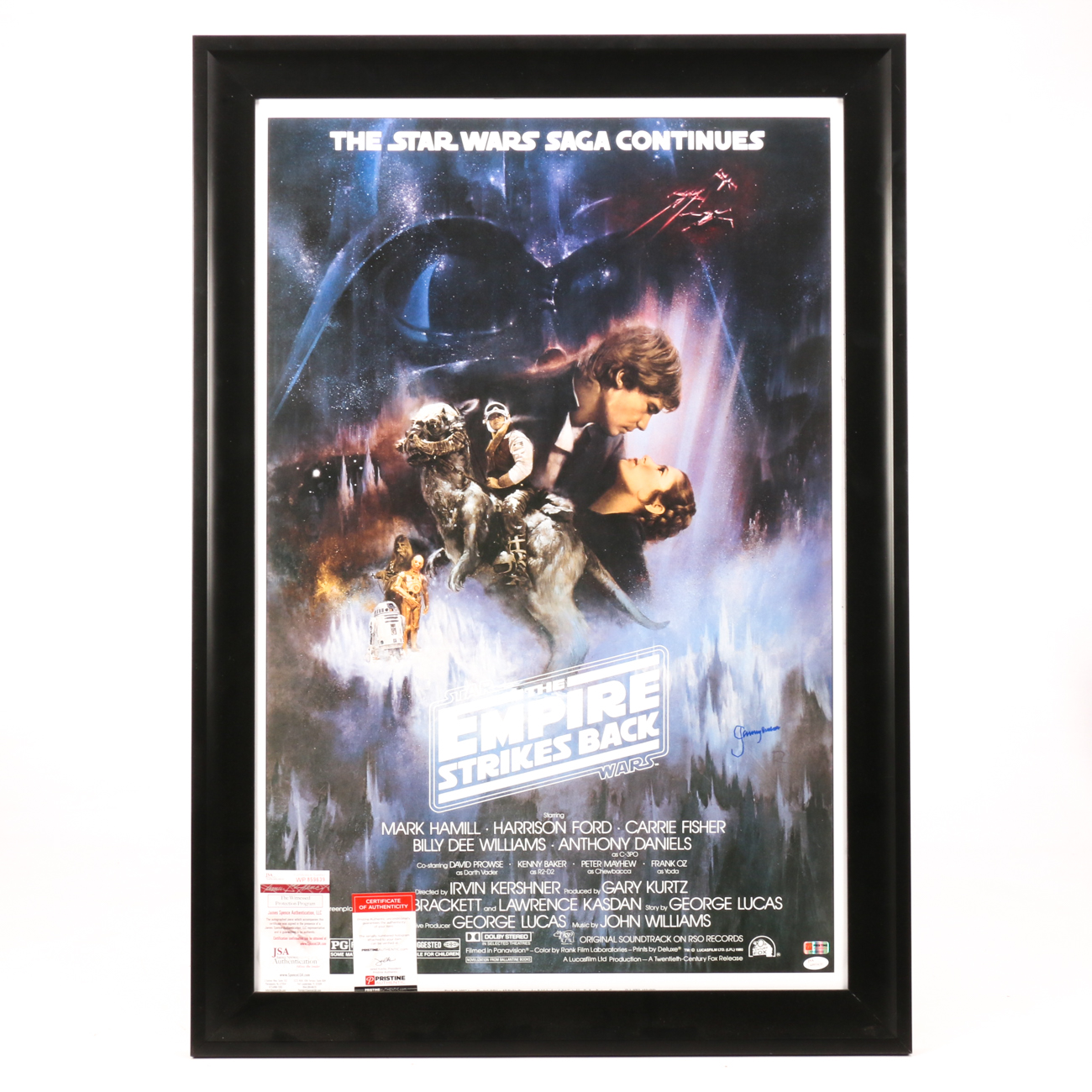 Jeremy Bulloch Autographed "Star Wars: The Empire Strikes Back" Poster ...