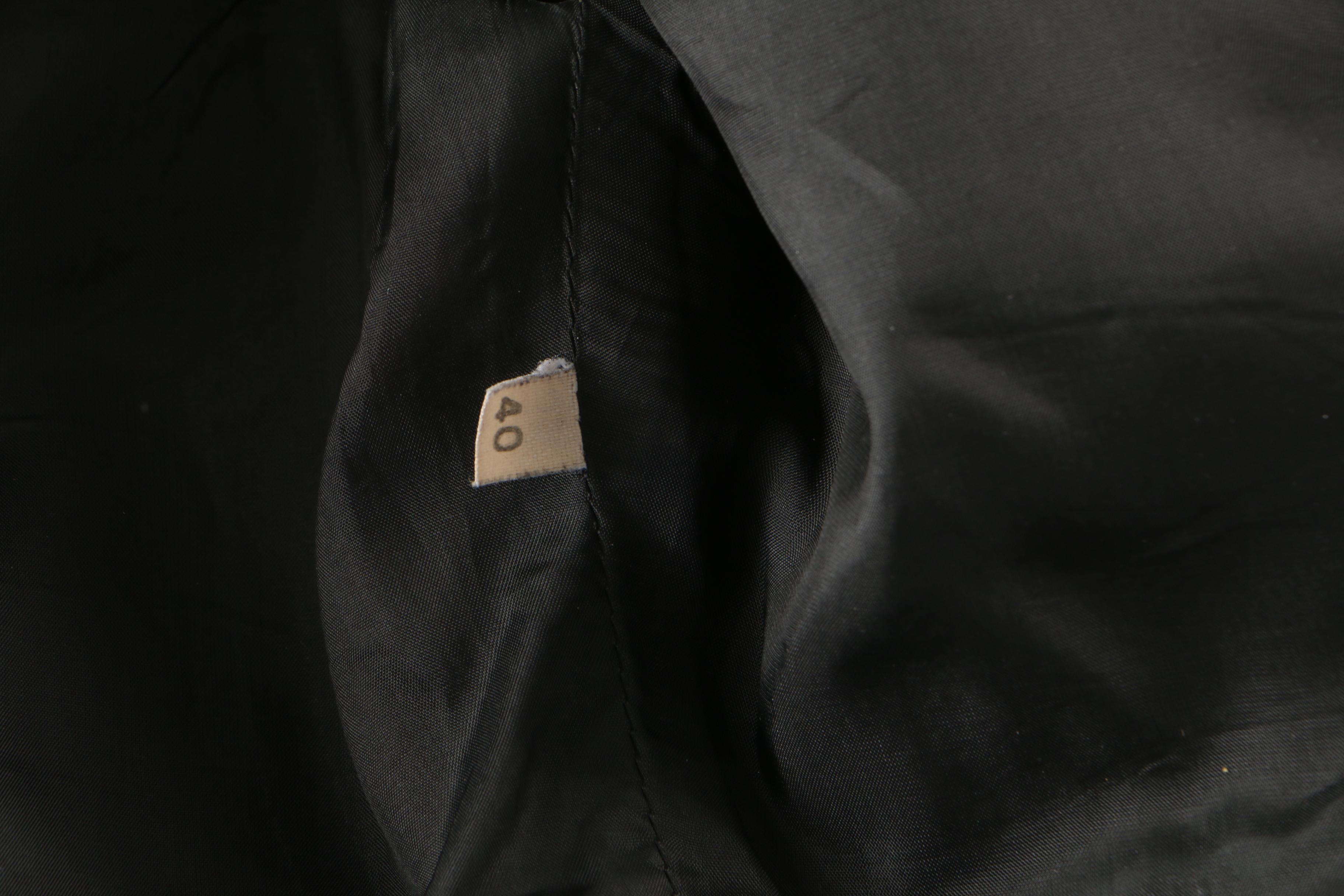 Prada Black Leather Motorcycle Cropped Jacket, Made in Italy | EBTH