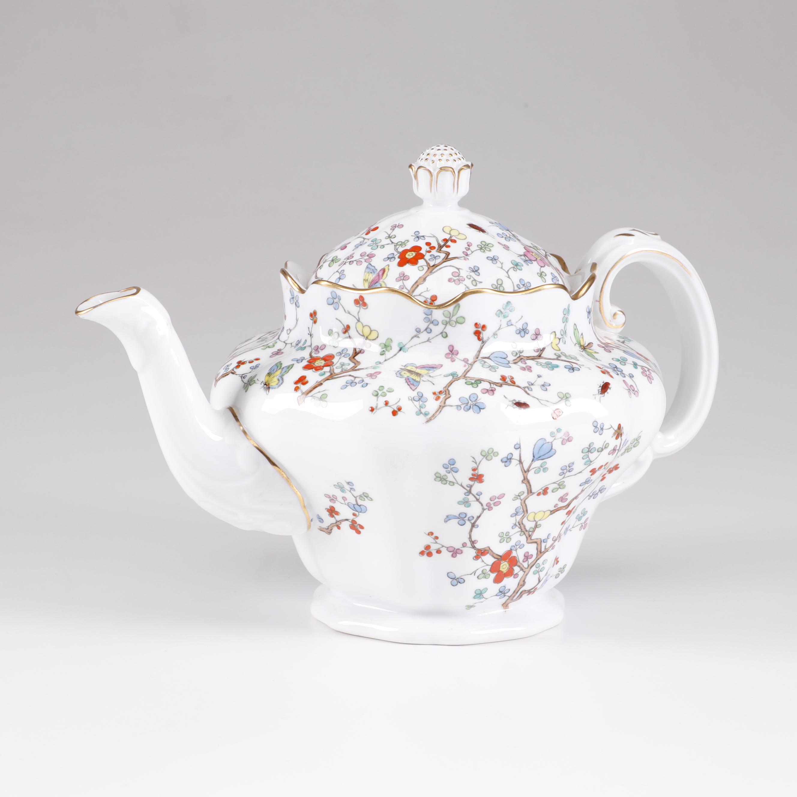 Spode Bone China "Shanghai" Tea Set | EBTH