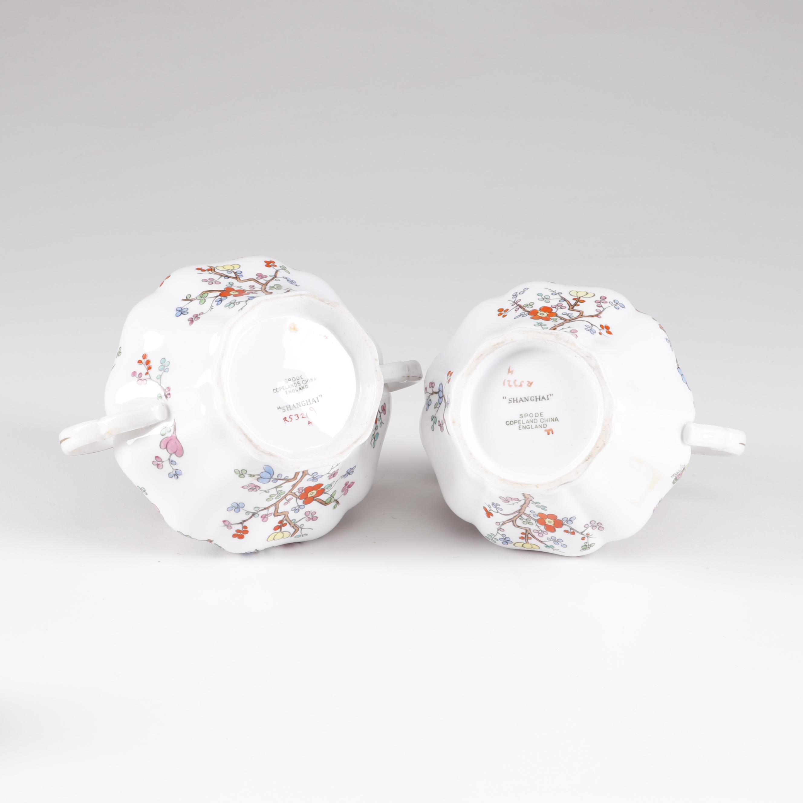 Spode Bone China "Shanghai" Tea Set | EBTH