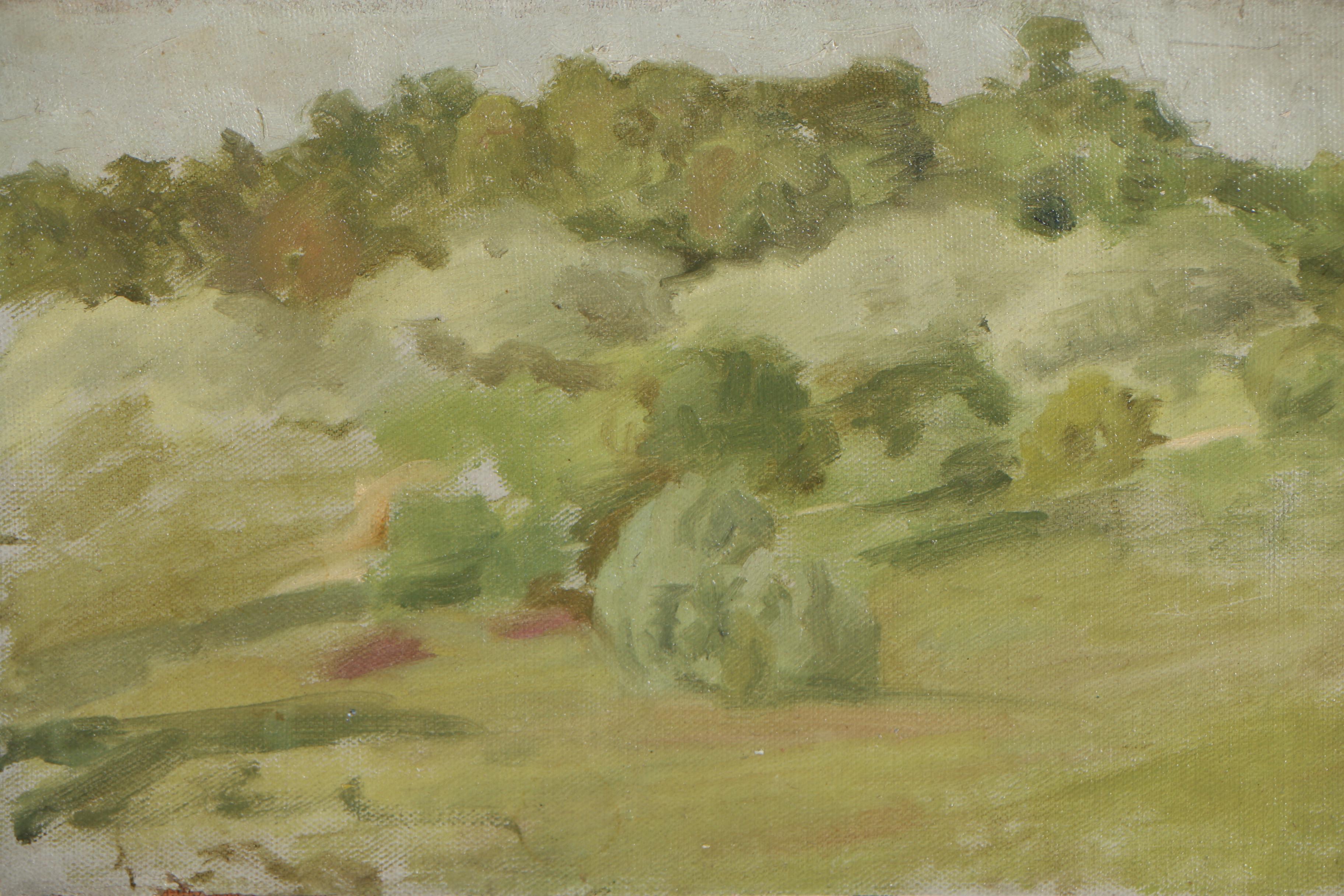 Robert Whitmore Landscape Oil Painting, 1913 | EBTH