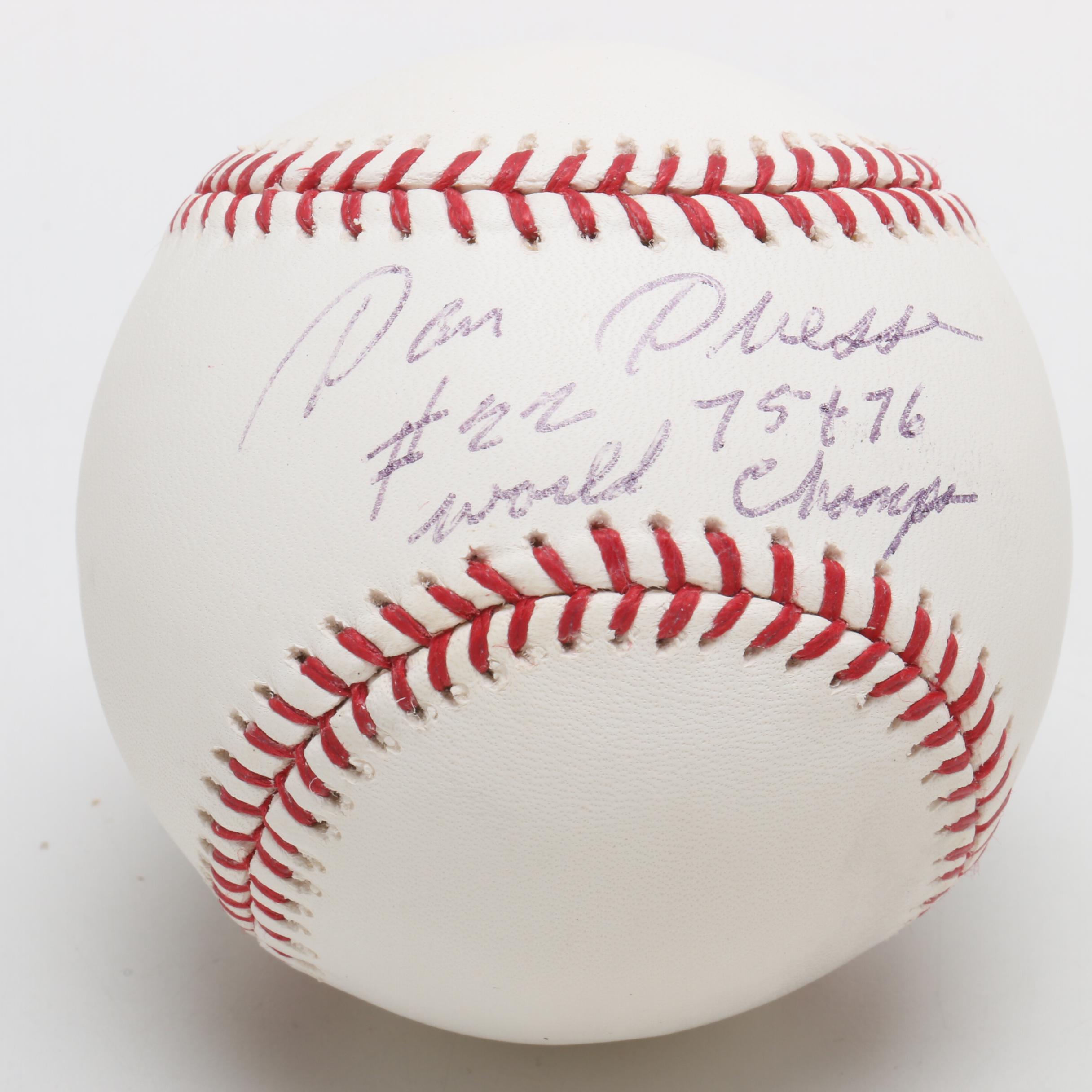 Dan Driessen Signed "Big Red Machine #22" Rawlings MLB Baseball | EBTH