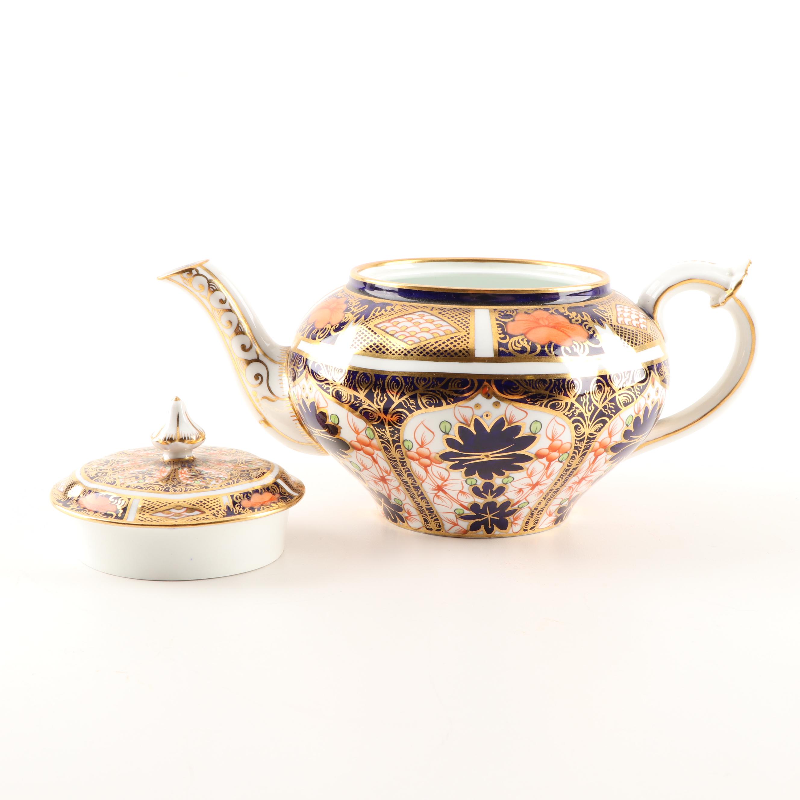 Royal Crown Derby "Old Imari" Teapot Waste Bowl and Pitcher ...