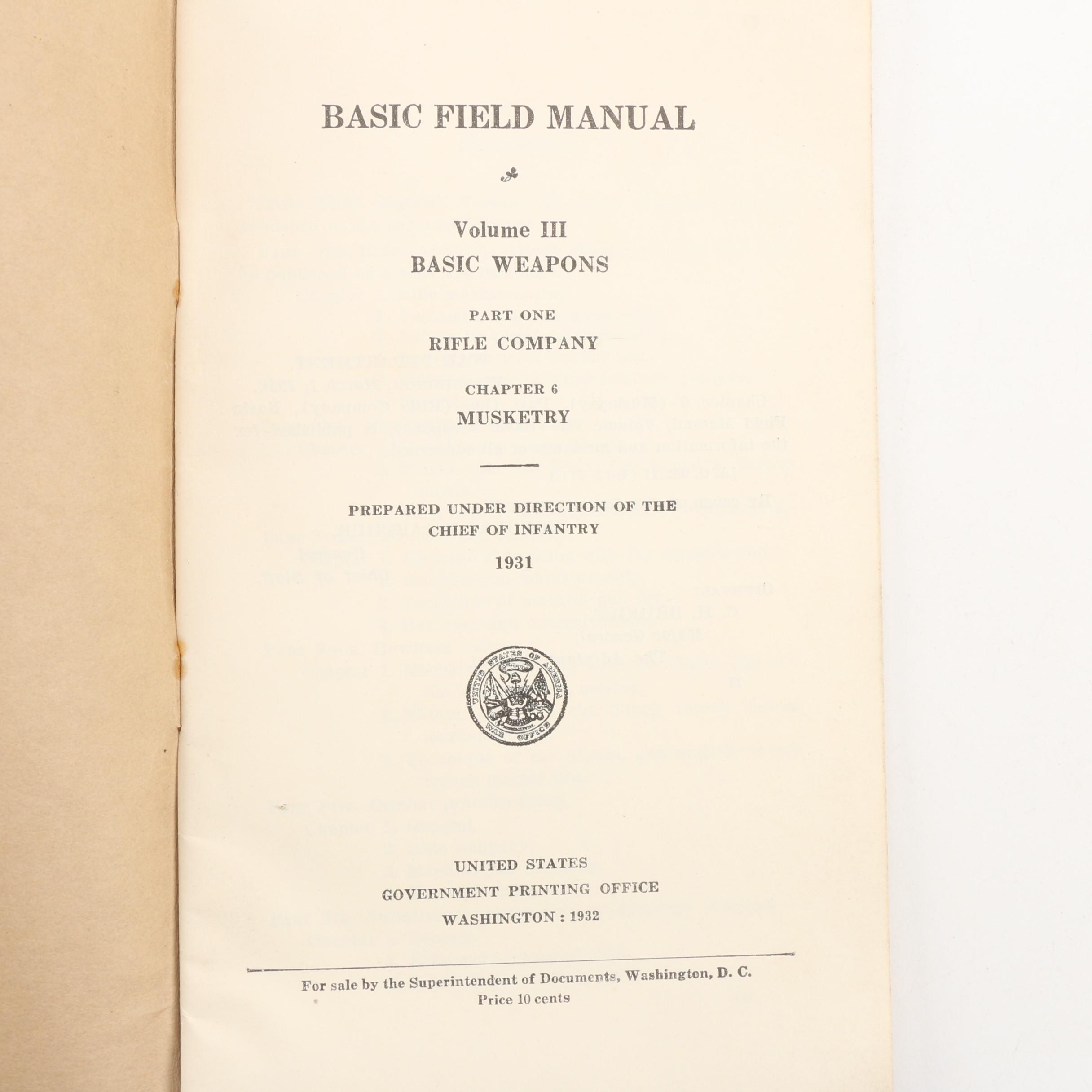Vintage and Antique Military Field Manuals | EBTH