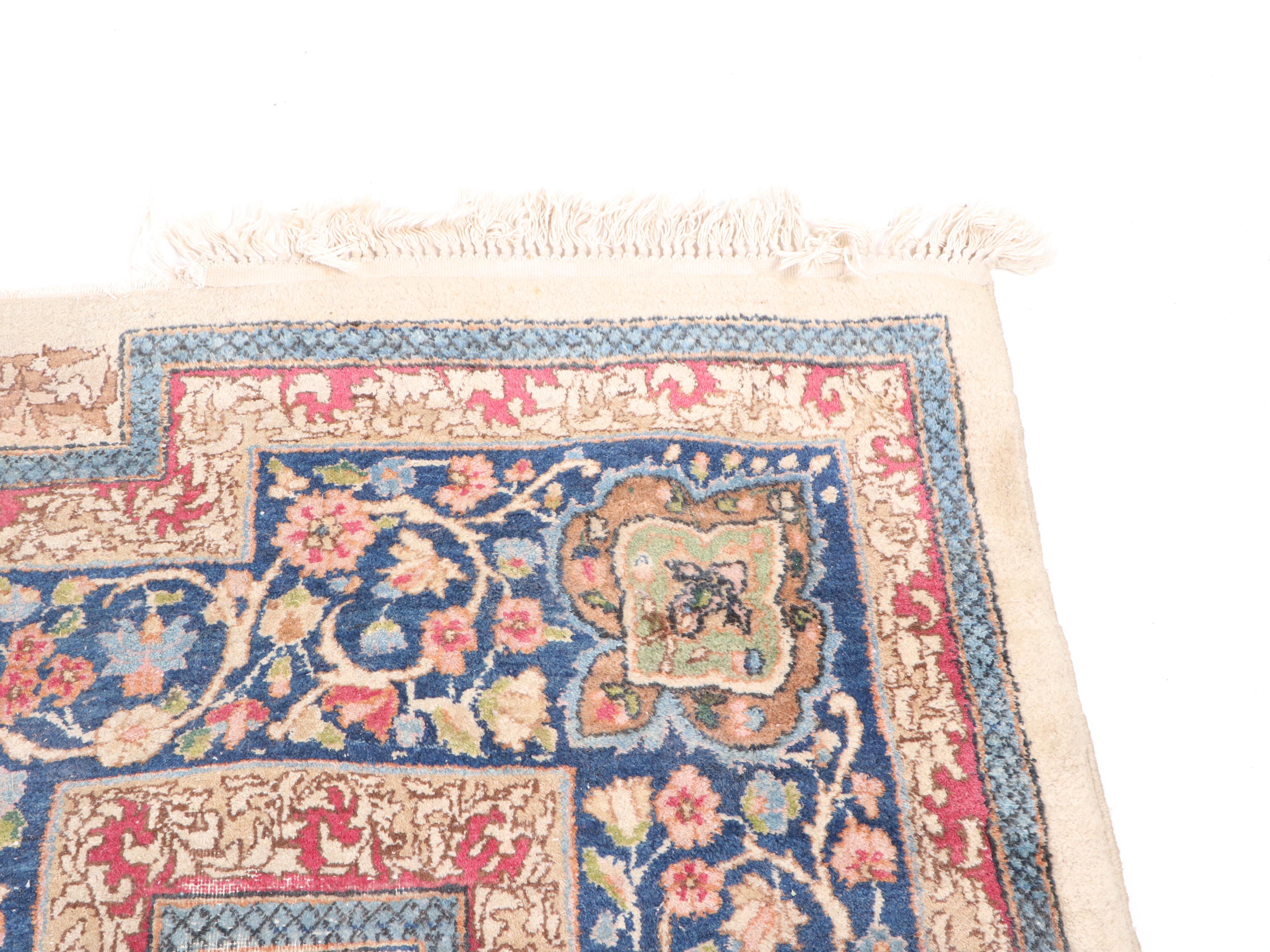 Hand-Knotted Persian Kerman Room Sized Rug | EBTH