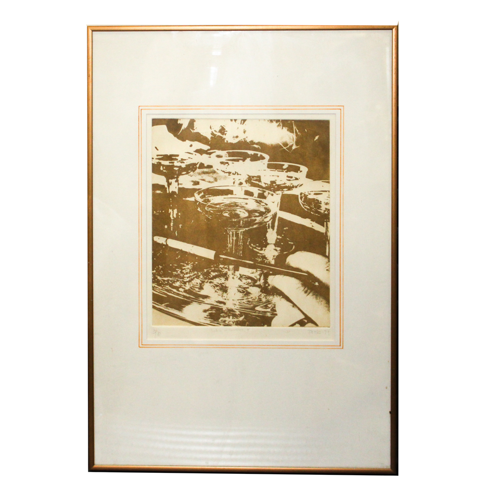 Intaglio Print "Hadiso In Costume IV" | EBTH