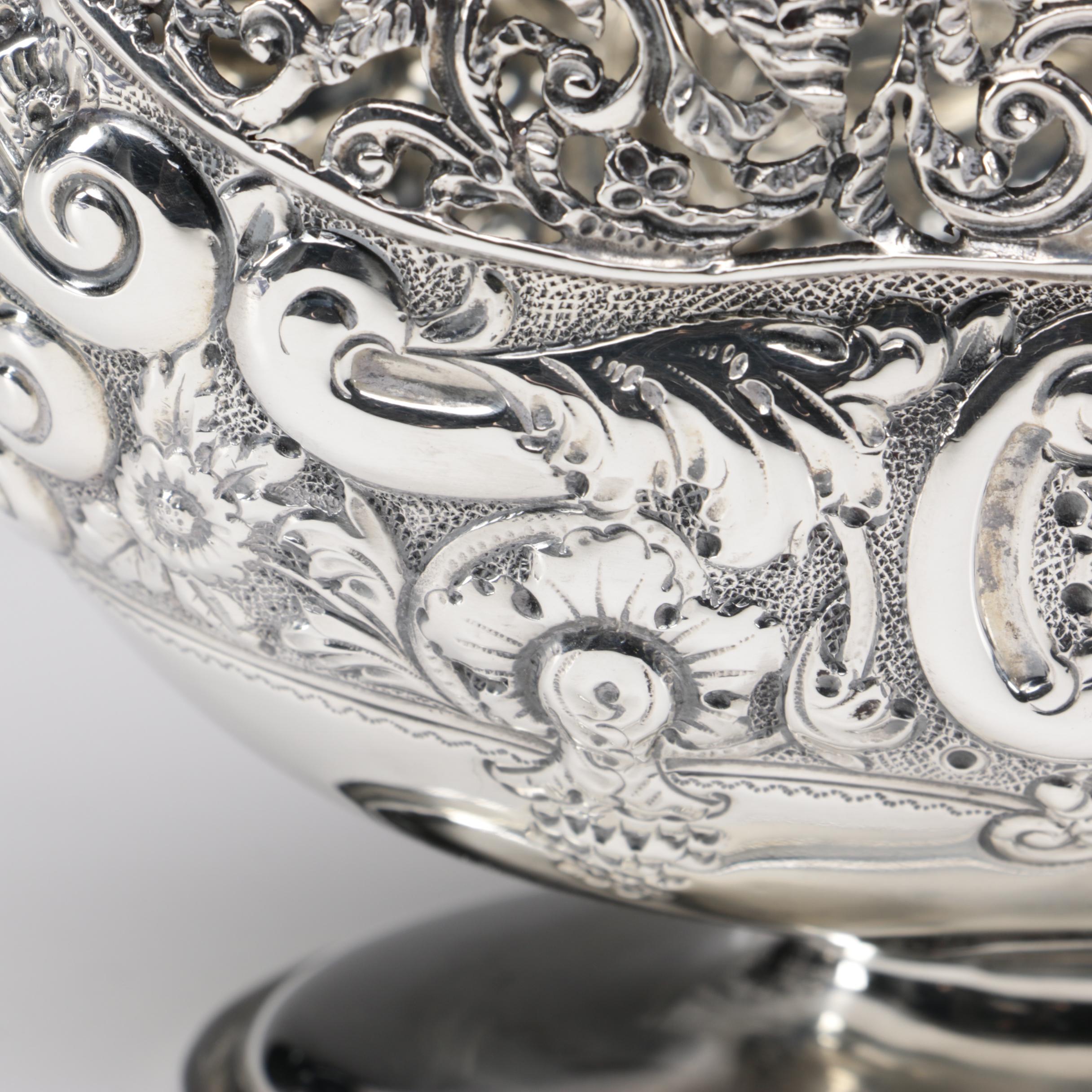 Josiah Williams & Co Sterling Silver Centerpiece, 1903 | EBTH