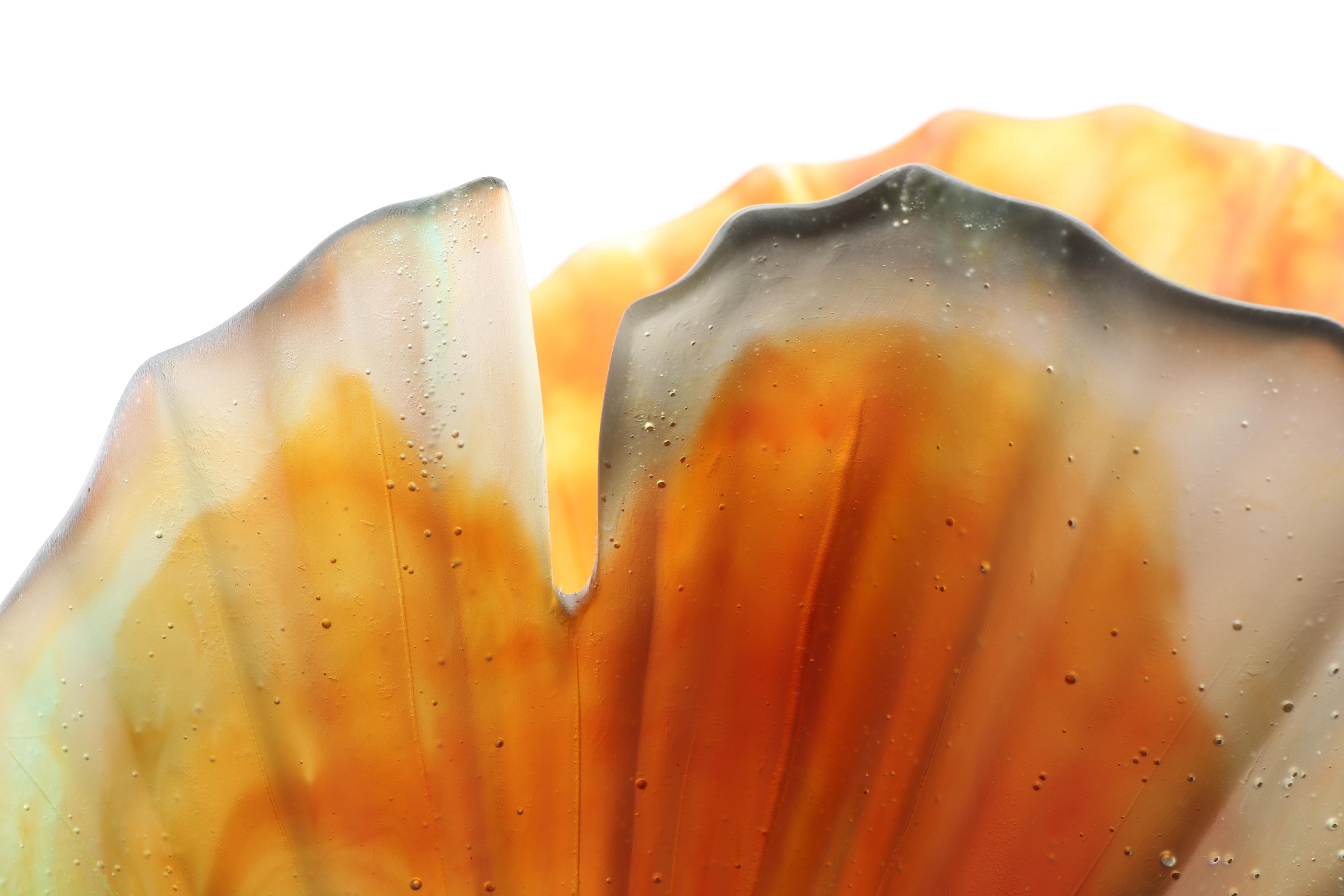 Emilio Robba Daum Pâte-de-Verre Palmier Art Glass Vase | EBTH