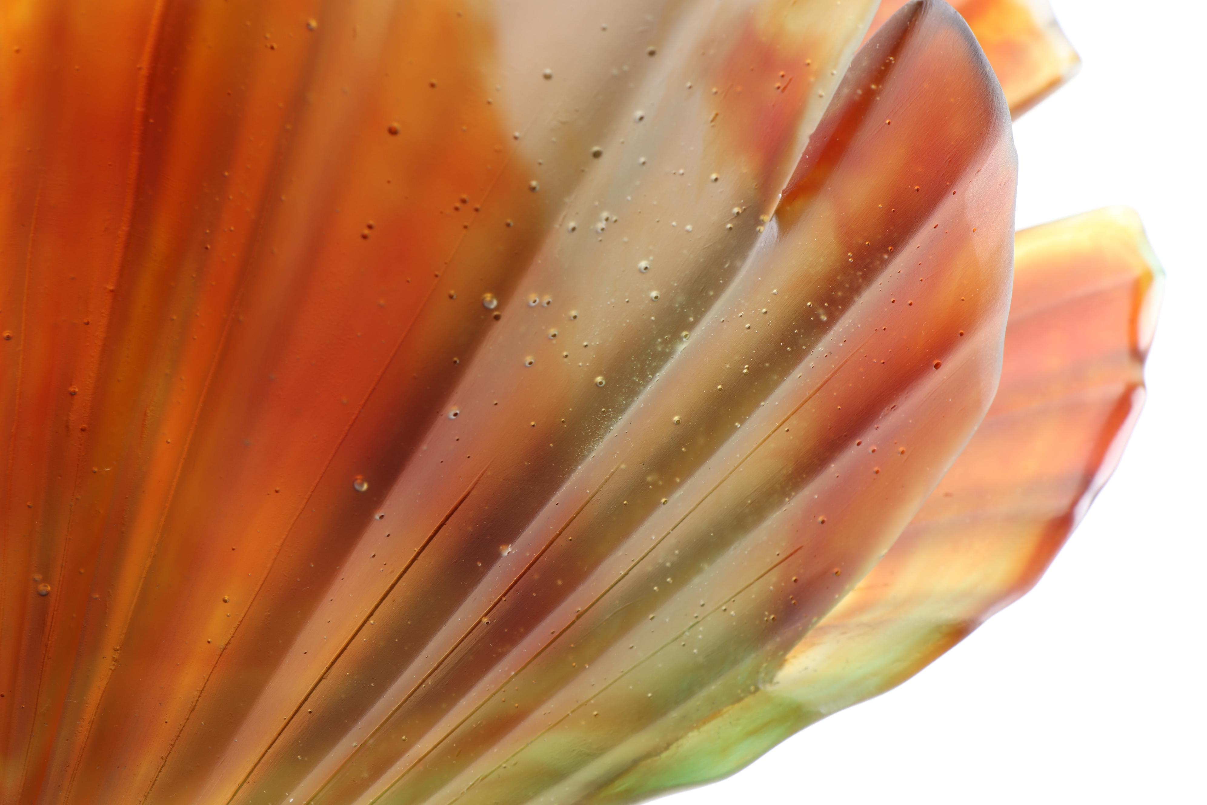 Emilio Robba Daum Pâte-de-Verre Palmier Art Glass Vase | EBTH