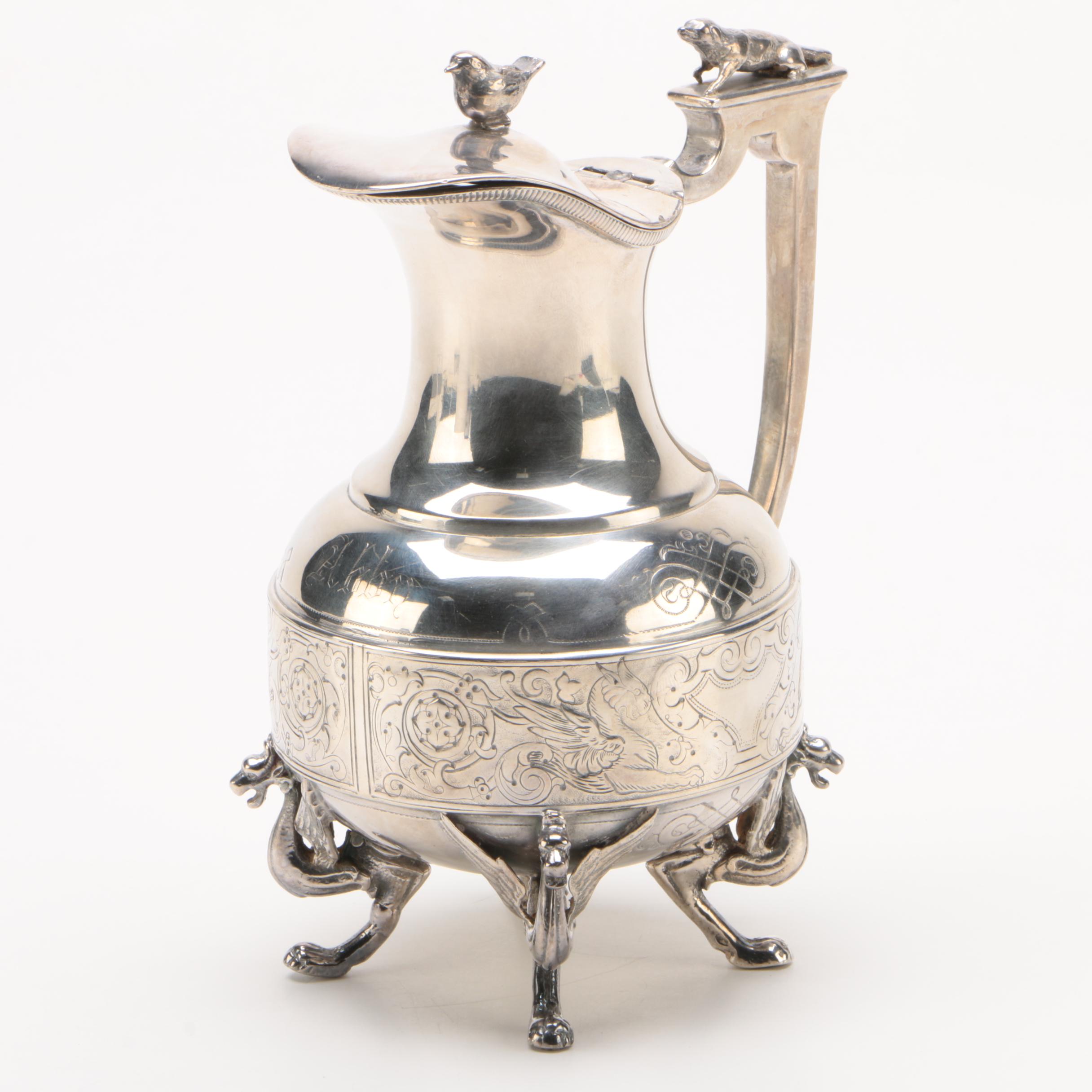 American Silver Plate Syrup Pitcher, Late 19th Century | EBTH