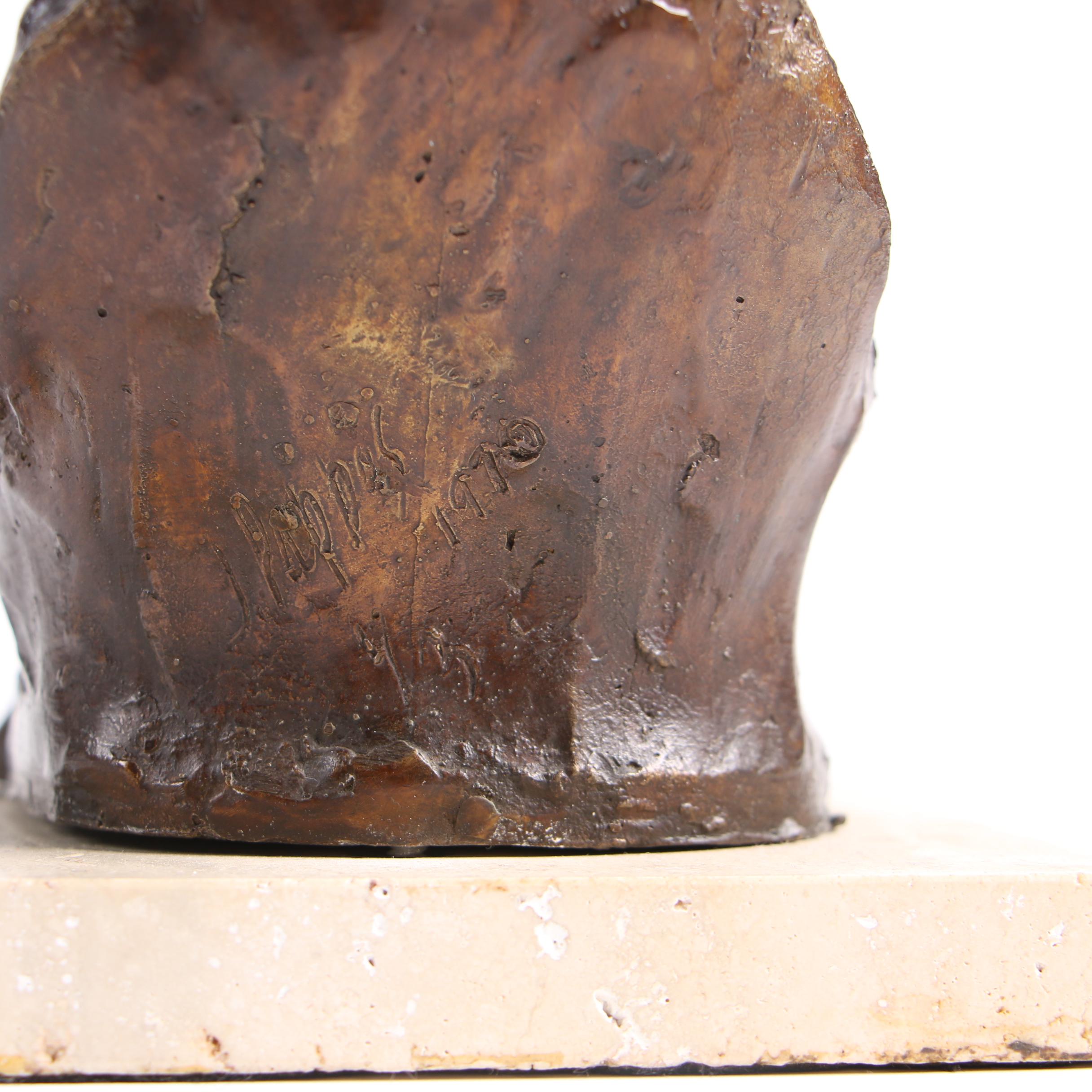 John Pappas Cast Bronze Sculpture, 1970 | EBTH