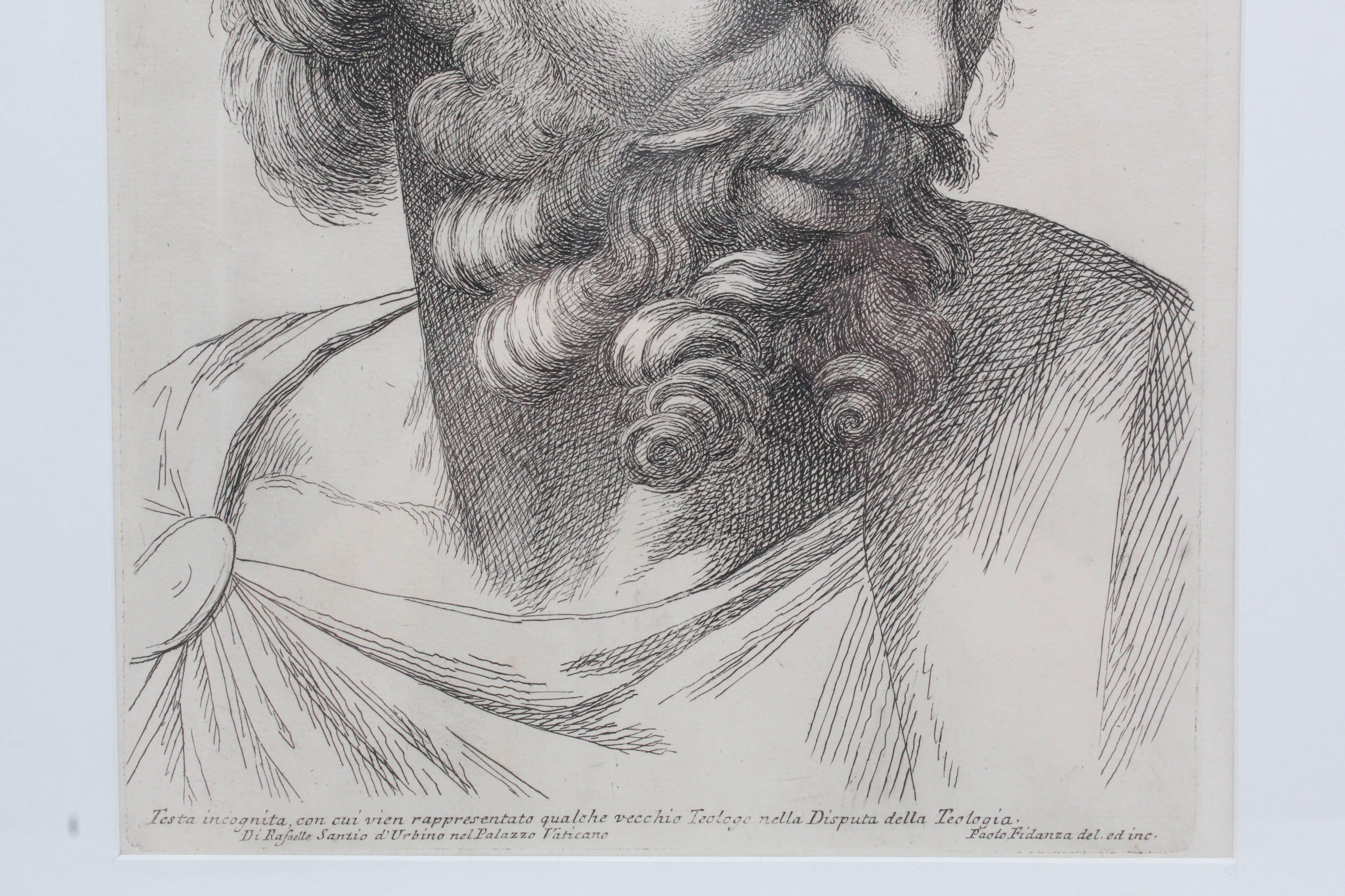 Paolo Fidanza Engraving After Raphael | EBTH