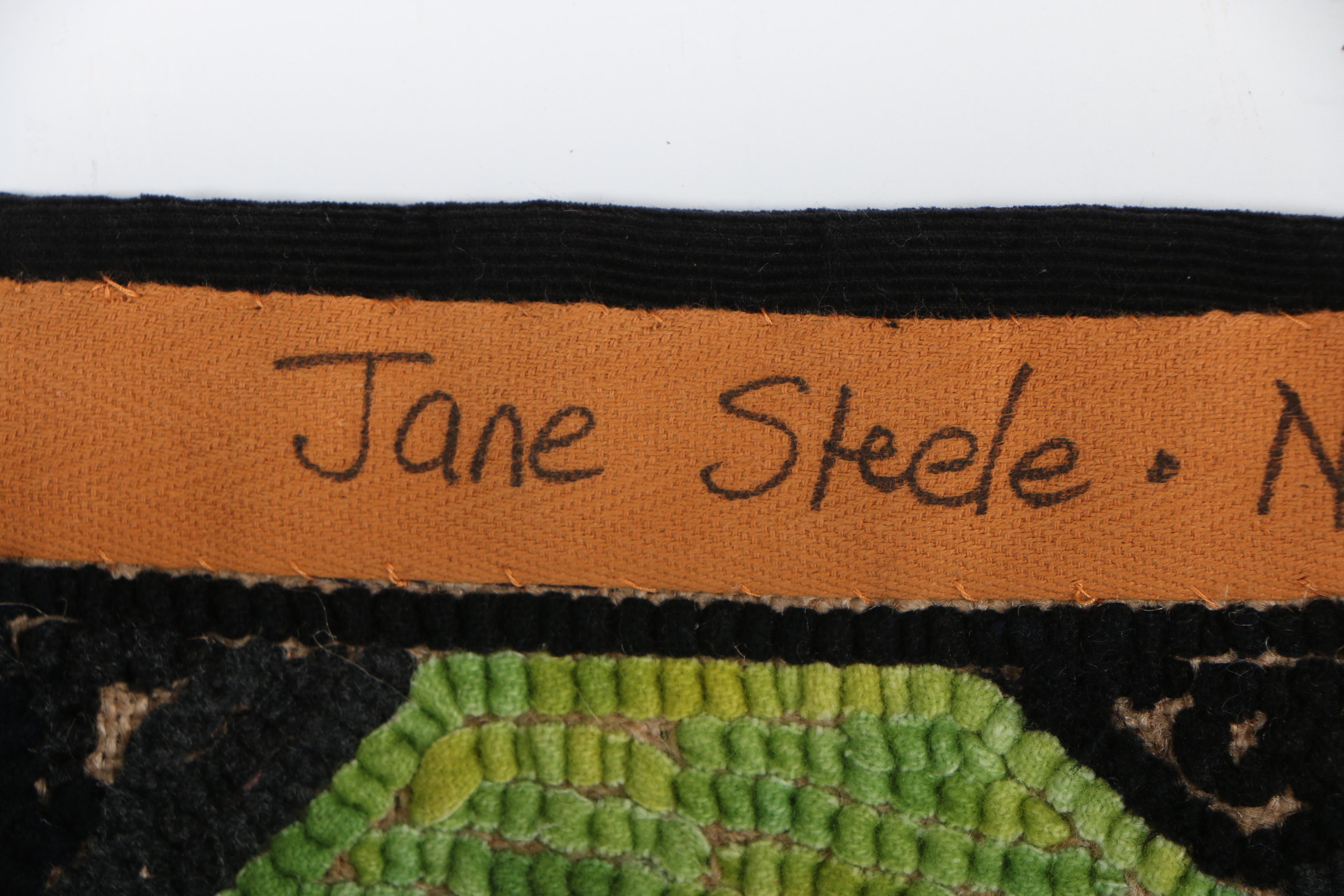 Jane Steele Rug Hooked Fiber Art "Scary Crow", 2013 | Everything But ...