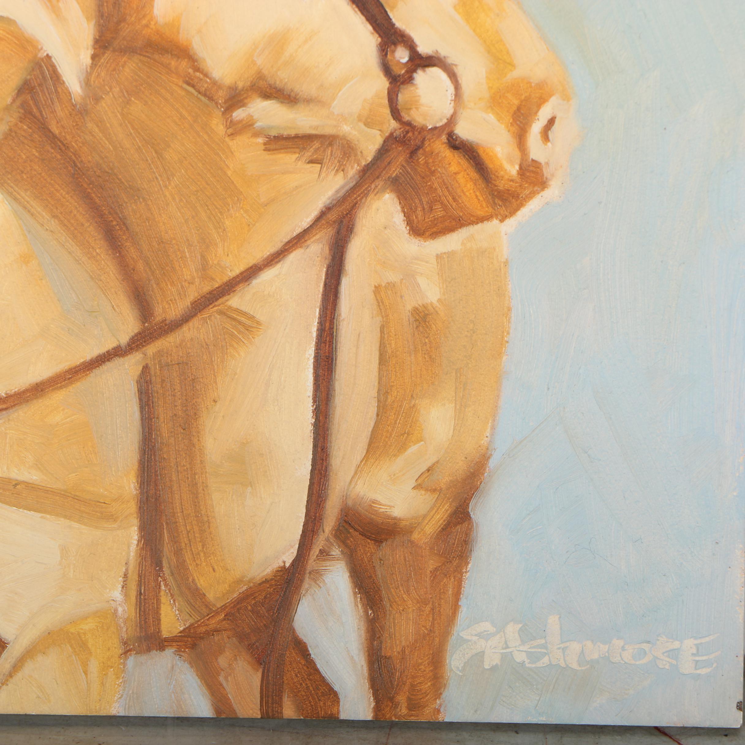 Susan Ashmore Oil Painting "The Young One" | EBTH