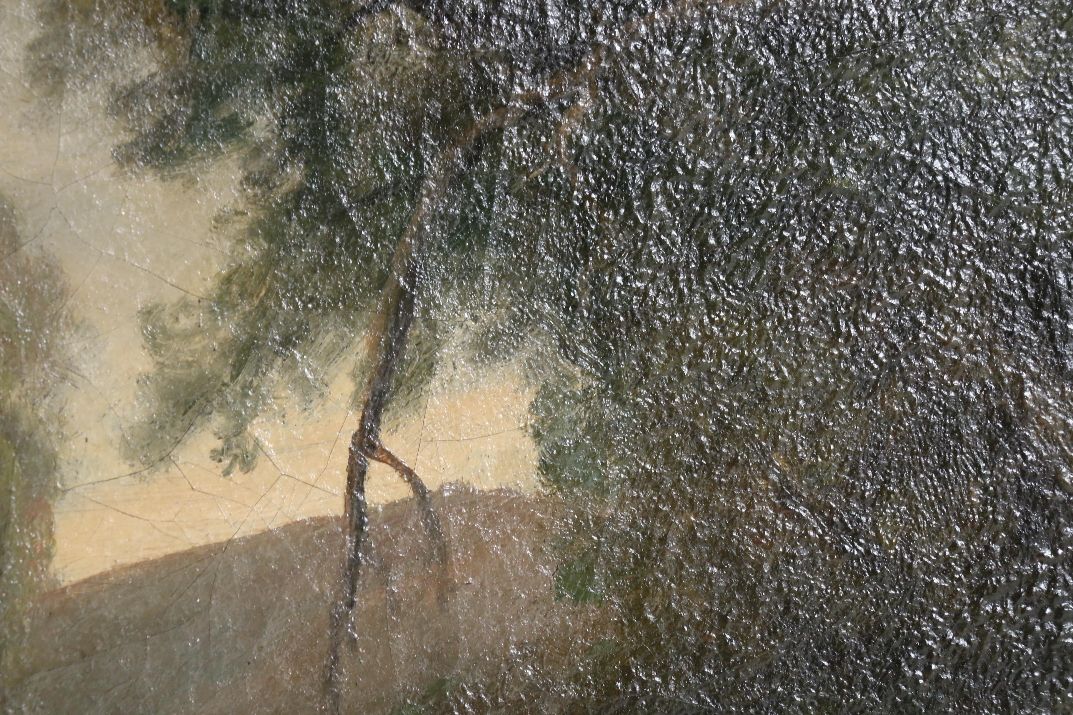 Anthony Biester Oil Painting of Figures on Horseback in Landscape | EBTH