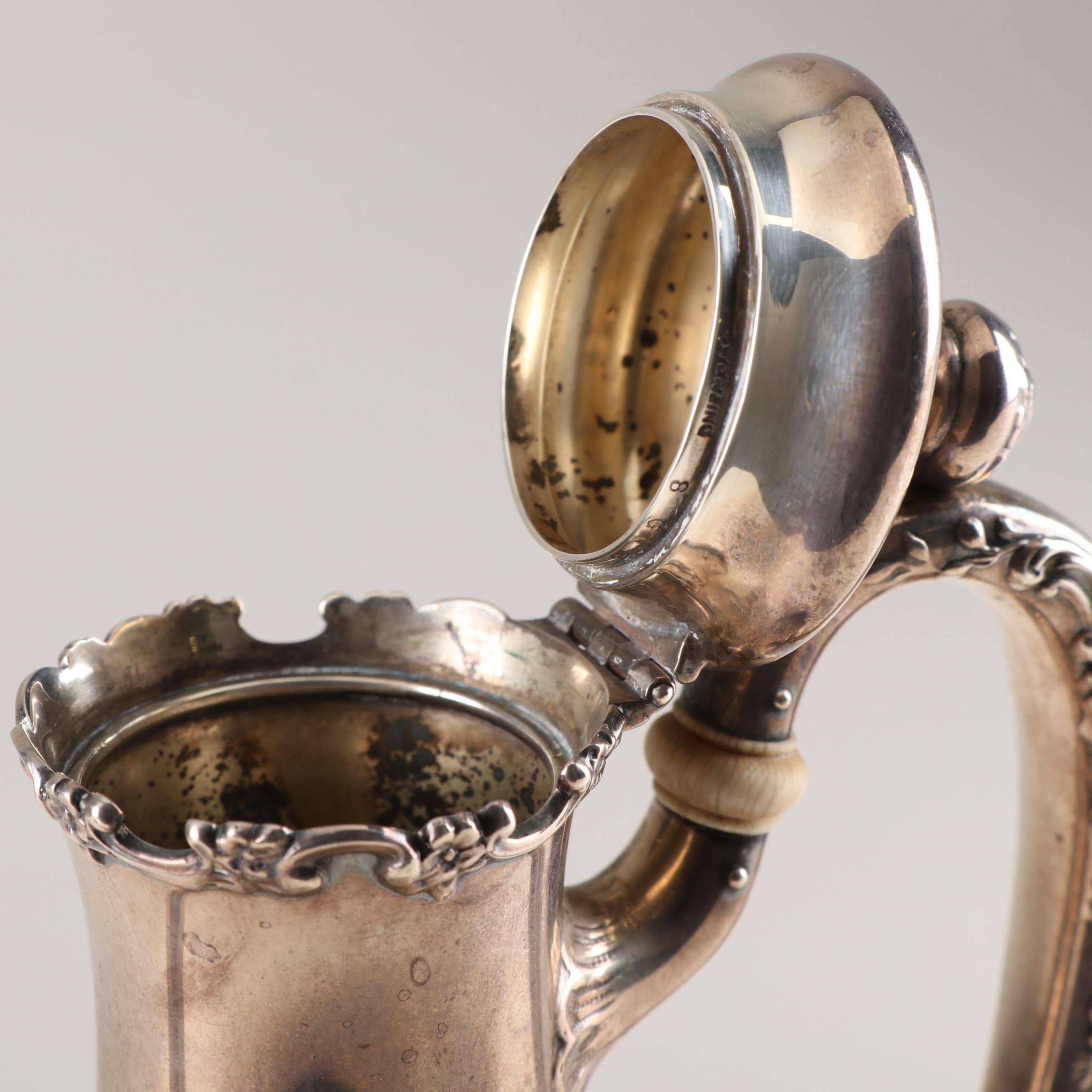 Gorham Sterling Silver Turkish Coffee Pot, Late 19th Century | EBTH
