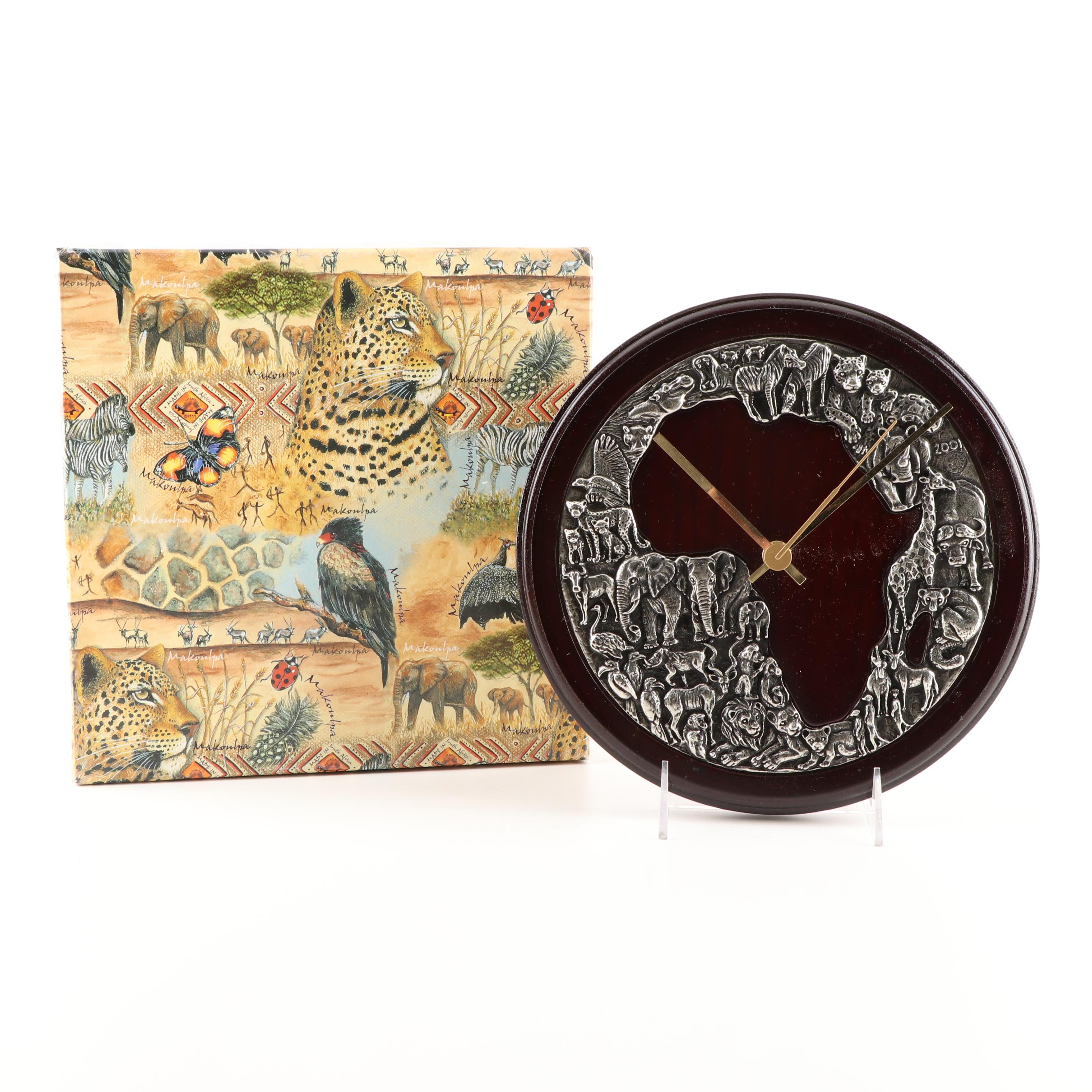 Wooden African Wall Clock | EBTH