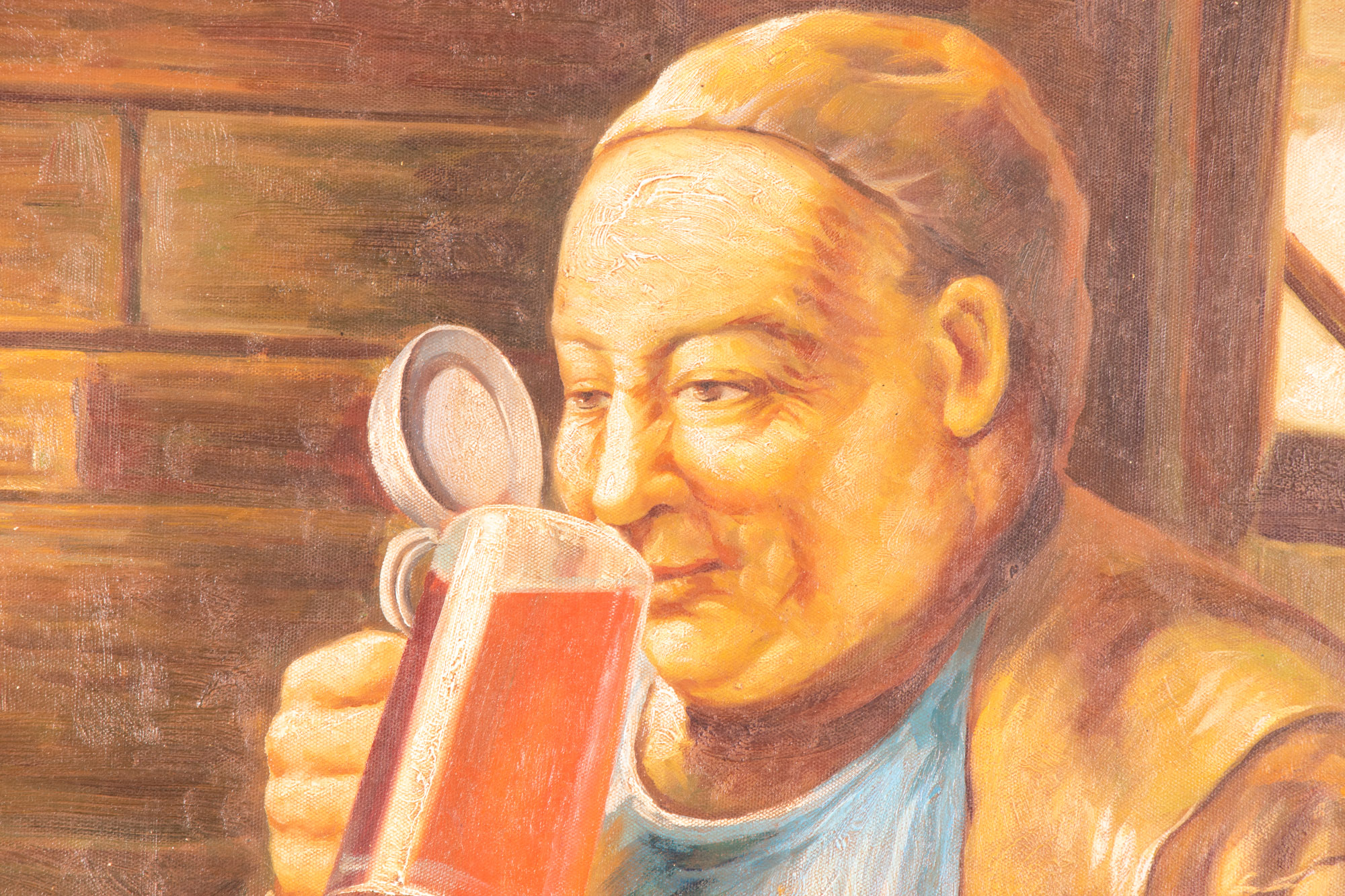 Oil Painting of German Monk | EBTH