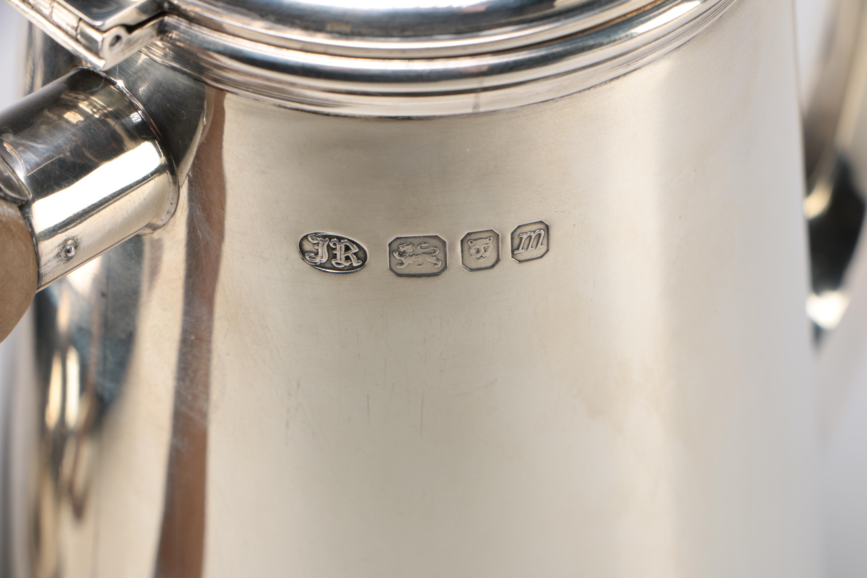 James Robinson Sterling Tea and Coffee Service with Silver Plate Tray ...