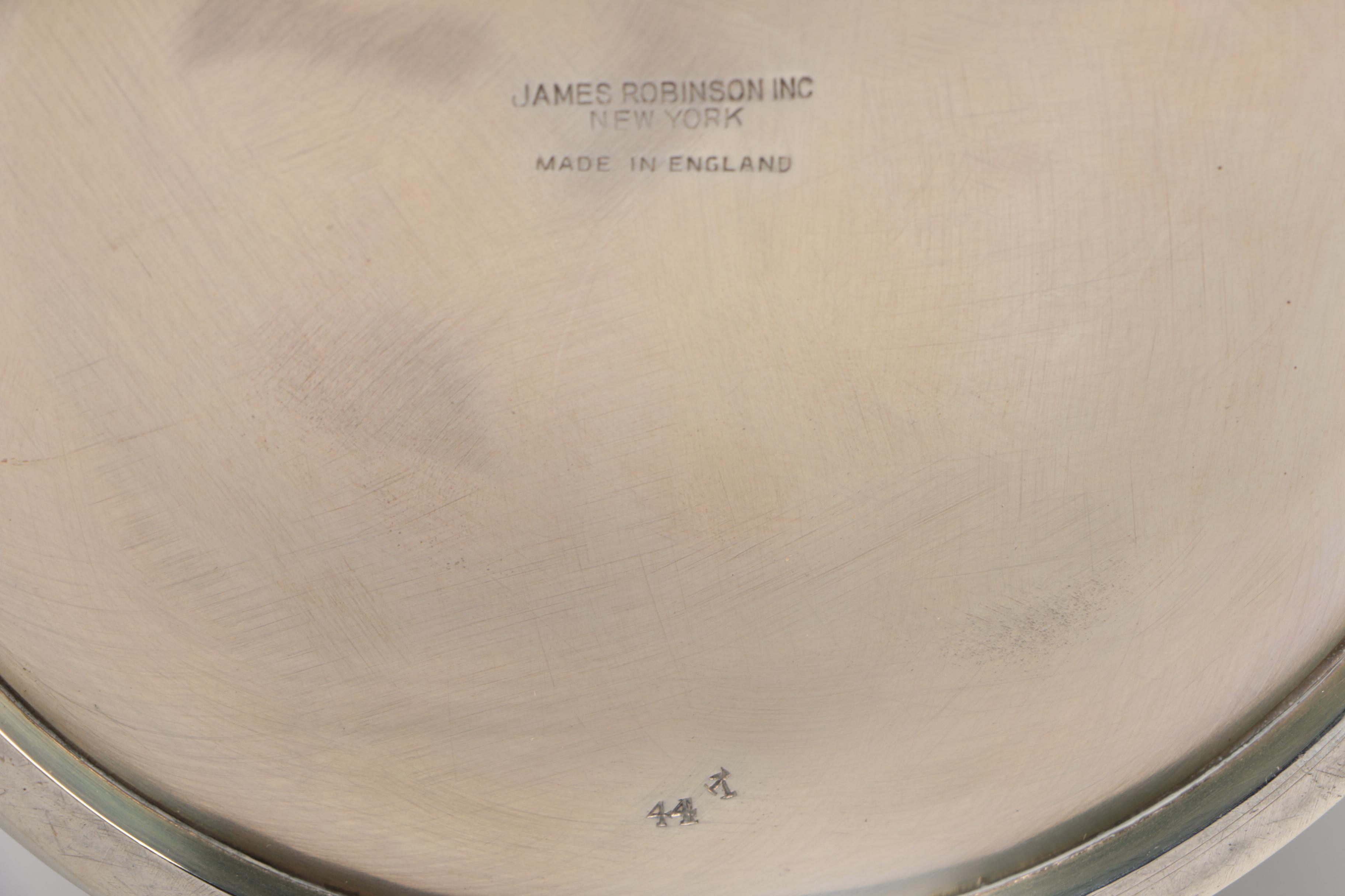 James Robinson Sterling Tea and Coffee Service with Silver Plate Tray ...