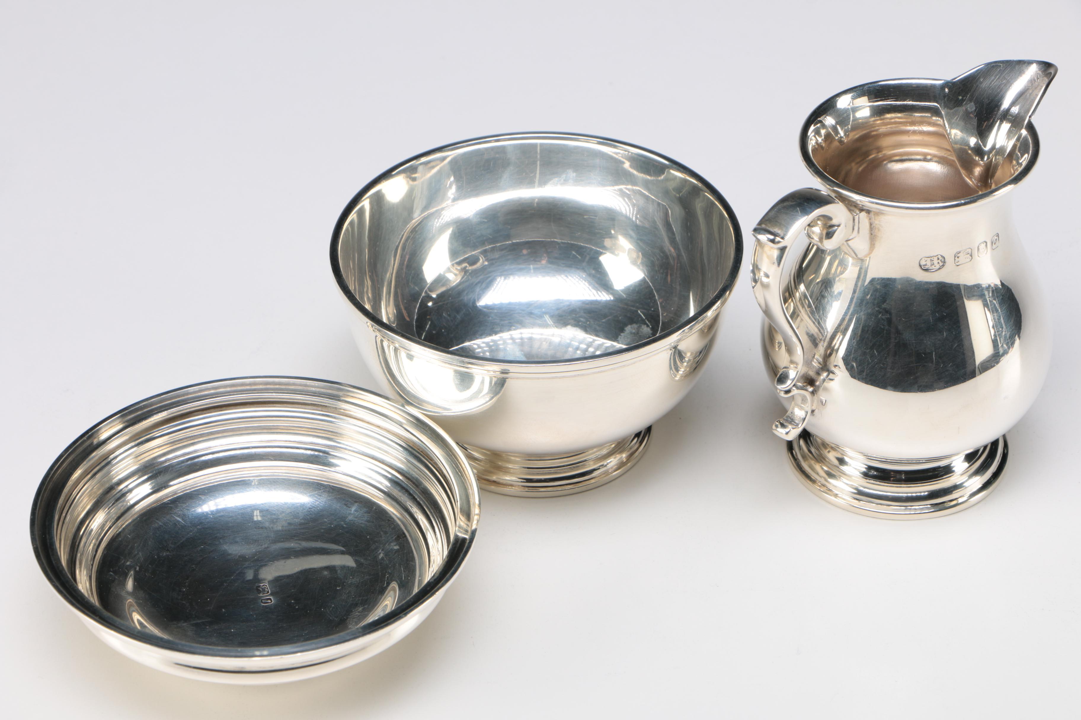 James Robinson Sterling Tea and Coffee Service with Silver Plate Tray ...