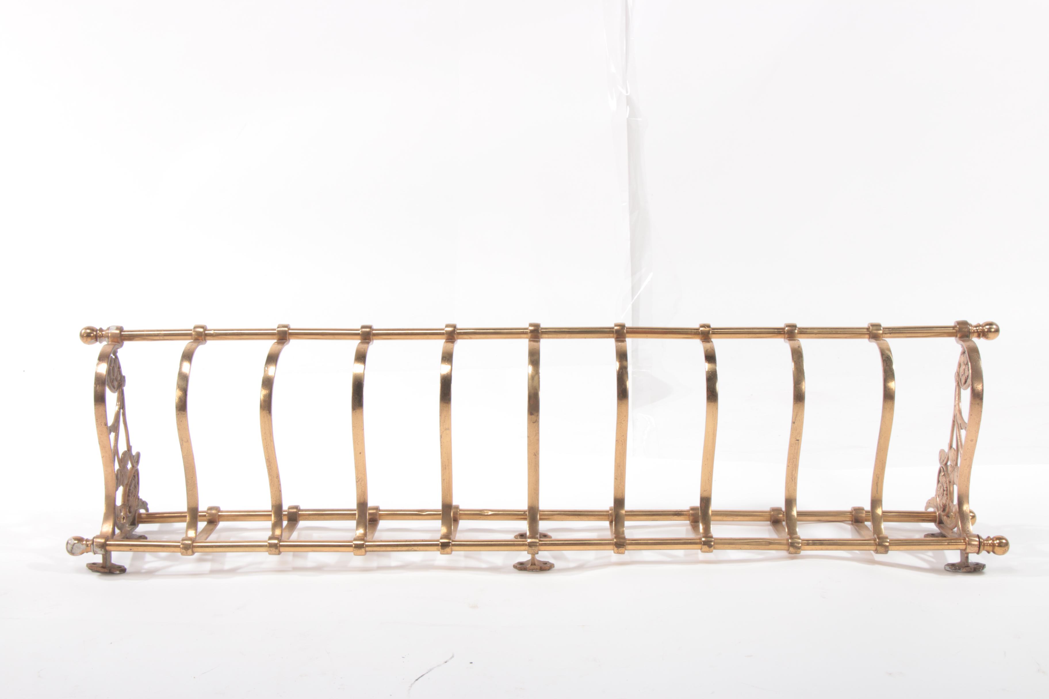 Brass Train Car Luggage Rack, Late 19th/Early 20th Century | EBTH