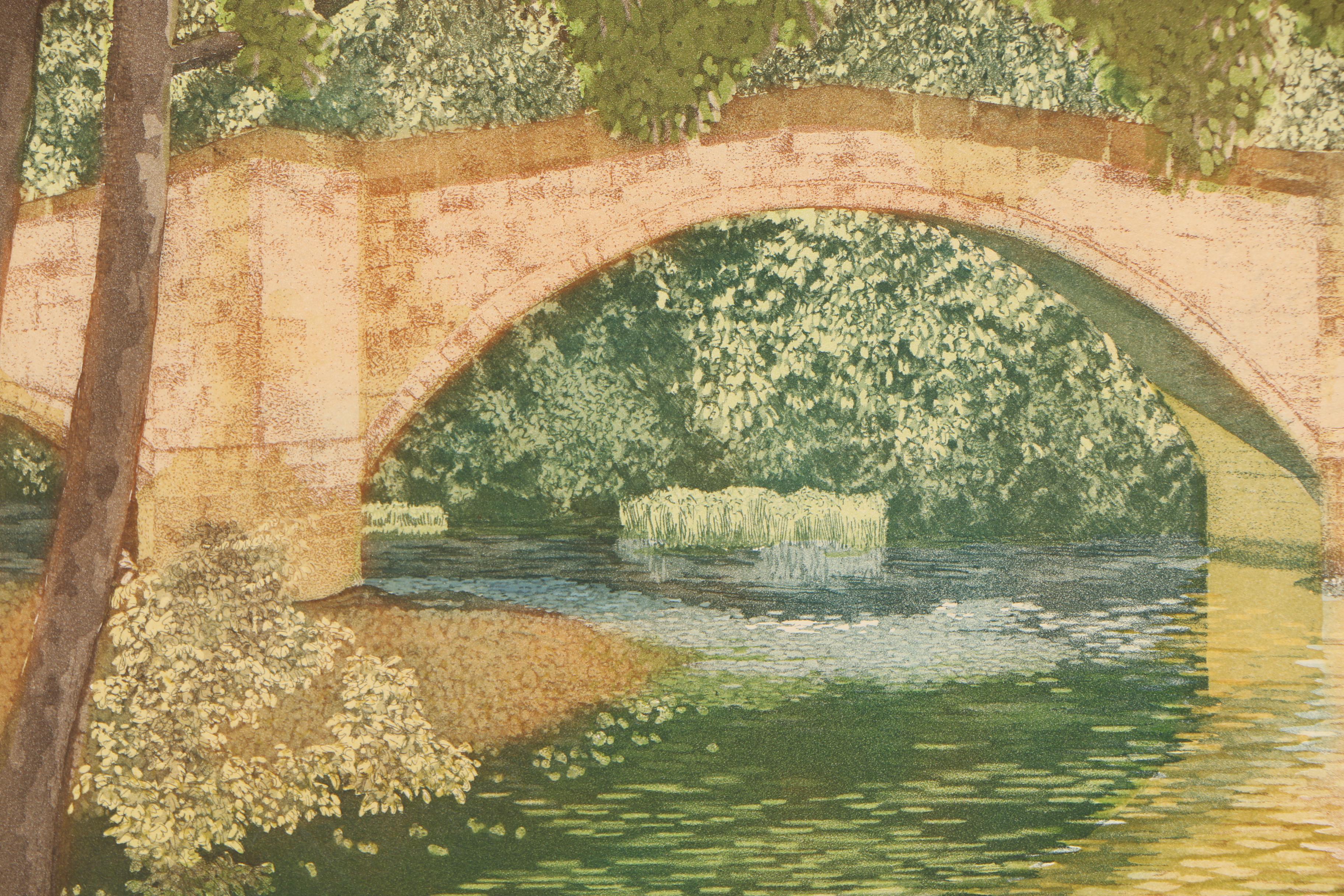 1983 Etching with Aquatint "Bandon Bridge" | EBTH