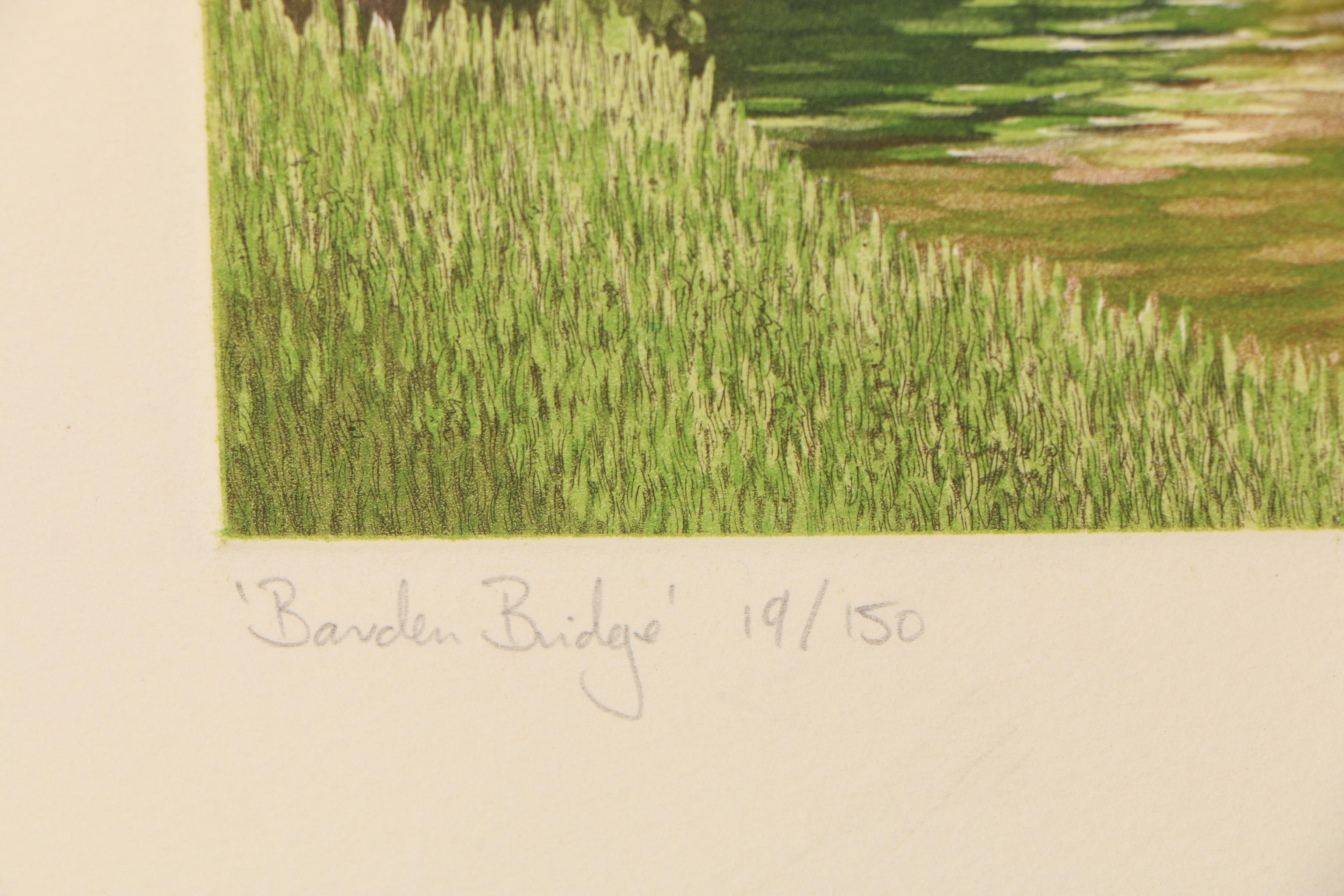 1983 Etching with Aquatint "Bandon Bridge" | EBTH