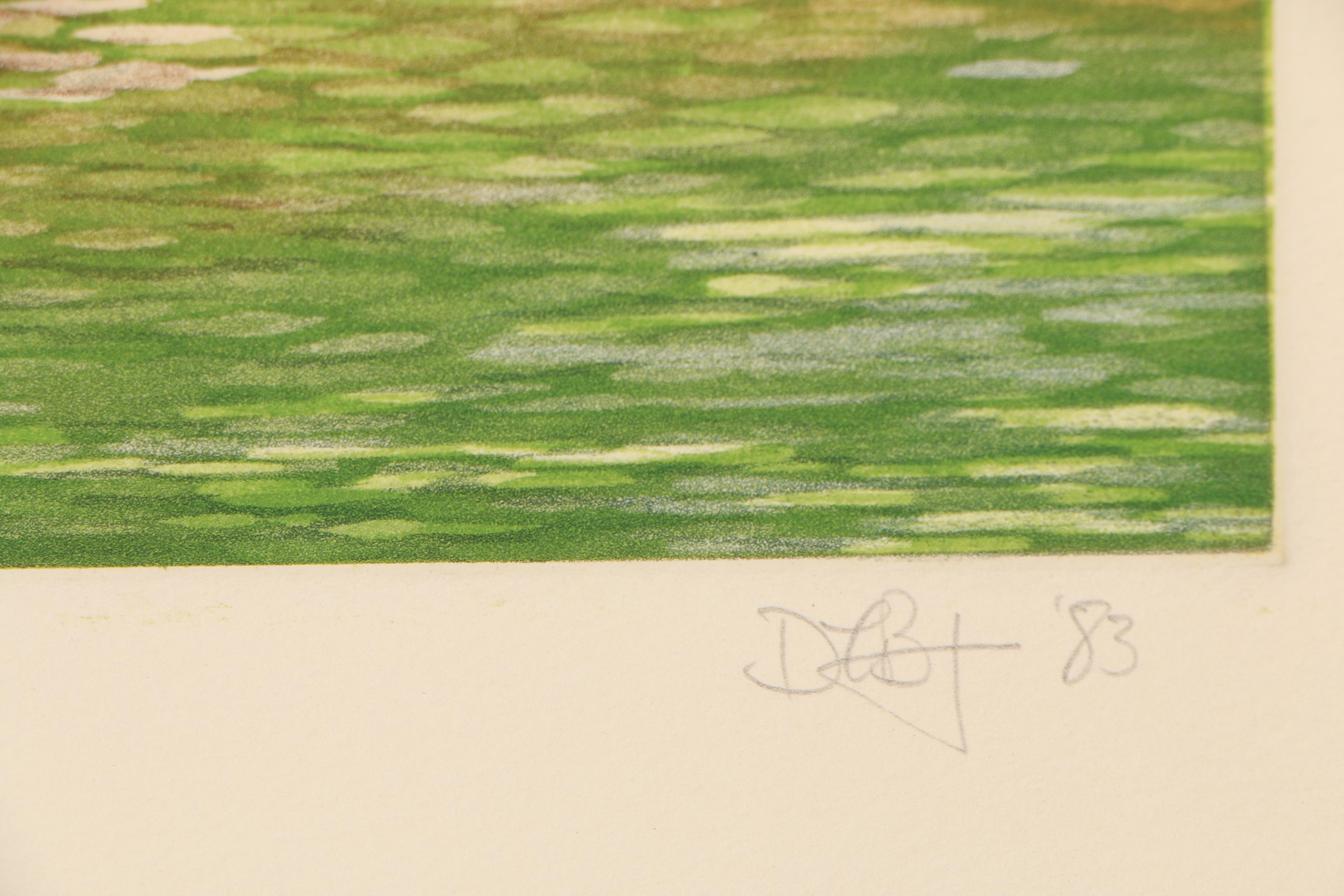 1983 Etching with Aquatint "Bandon Bridge" | EBTH