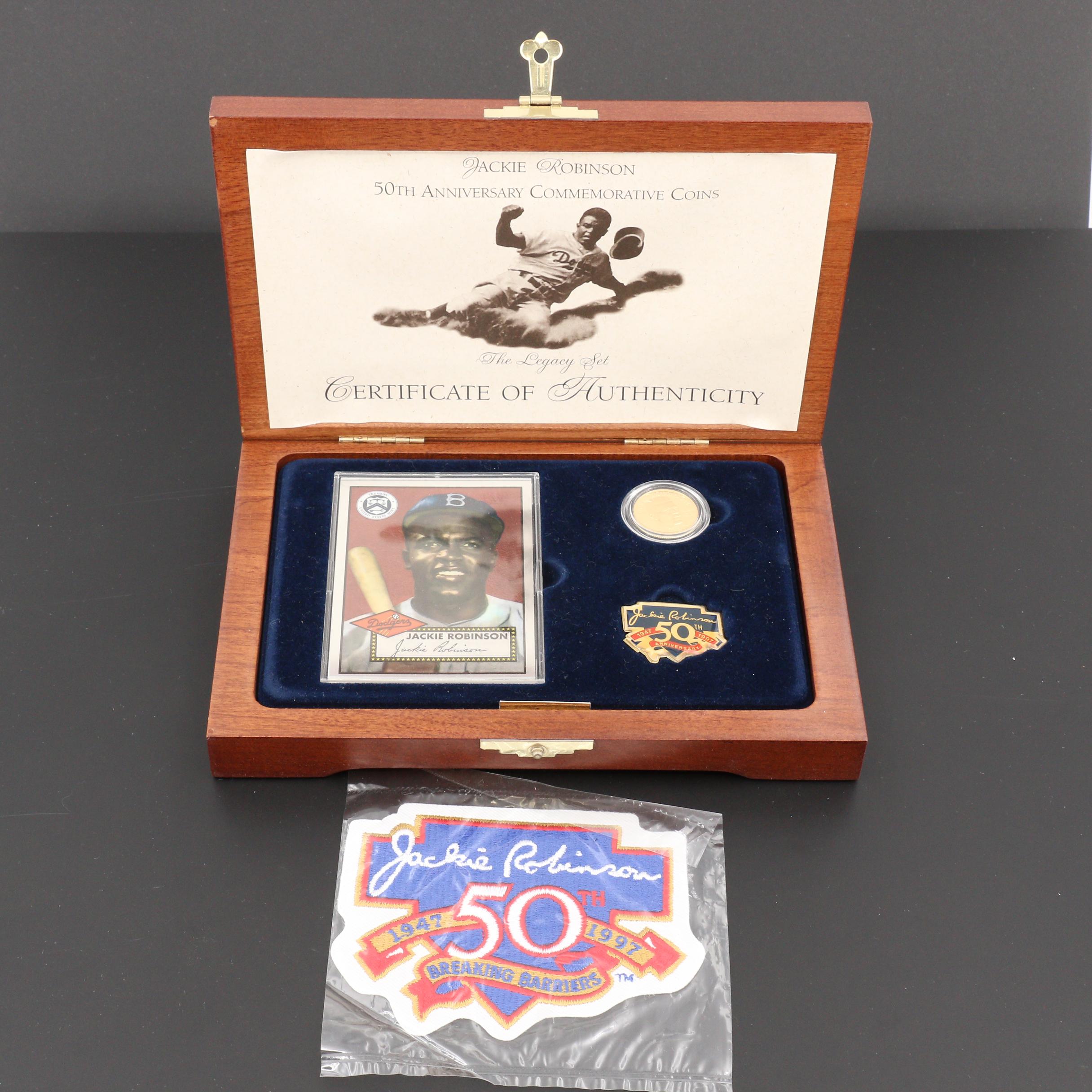 1997-W Jackie Robinson $5 Gold Commemorative Proof Coin | EBTH