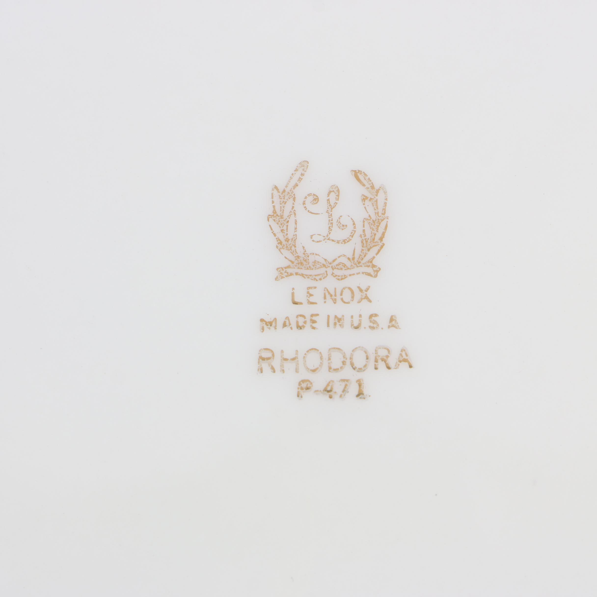 Lenox "Rhodora" Porcelain Dinnerware Pieces, 1953-1982 | EBTH