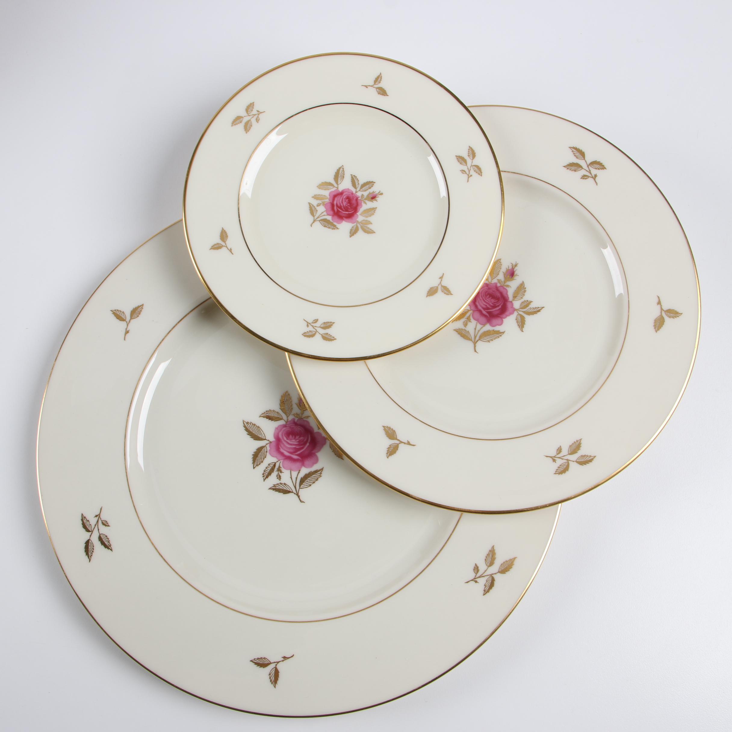 Lenox "Rhodora" Porcelain Dinnerware Pieces, 1953-1982 | EBTH