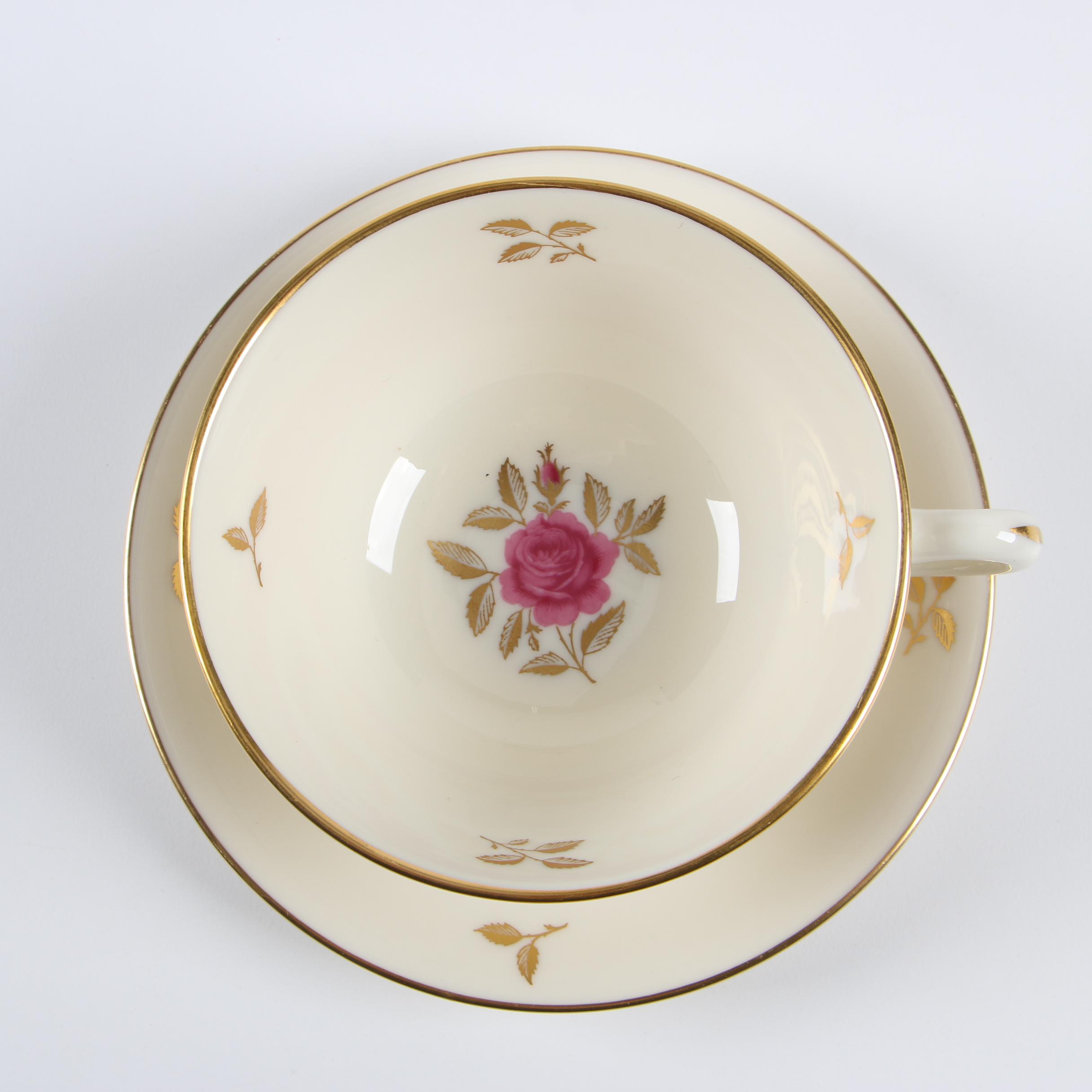 Lenox "Rhodora" Porcelain Dinnerware Pieces, 1953-1982 | EBTH