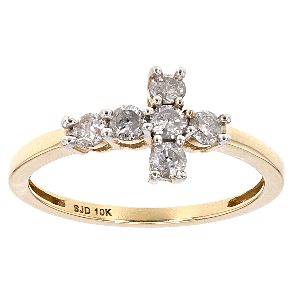 10K Yellow Gold Diamond Ring | EBTH